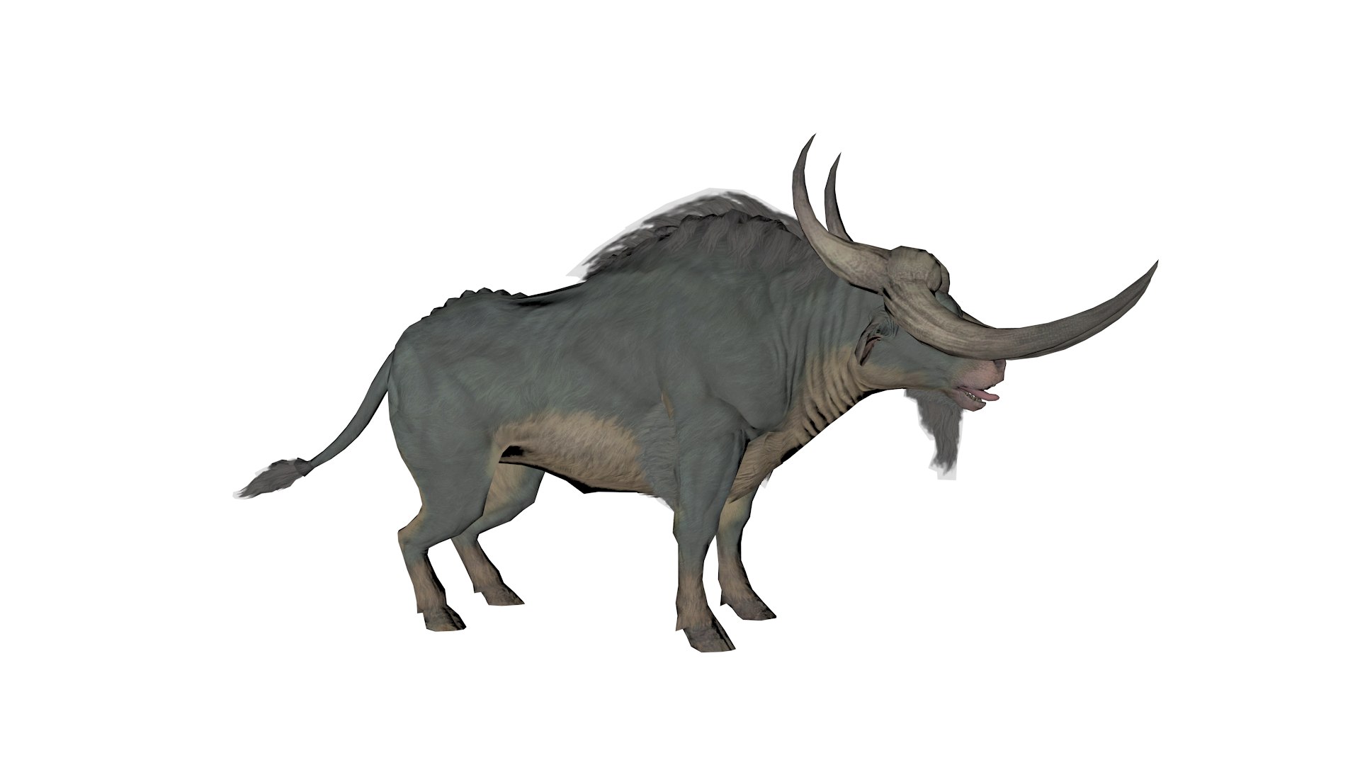 3D 3D Fantasy Bull Creature Model - TurboSquid 2374051