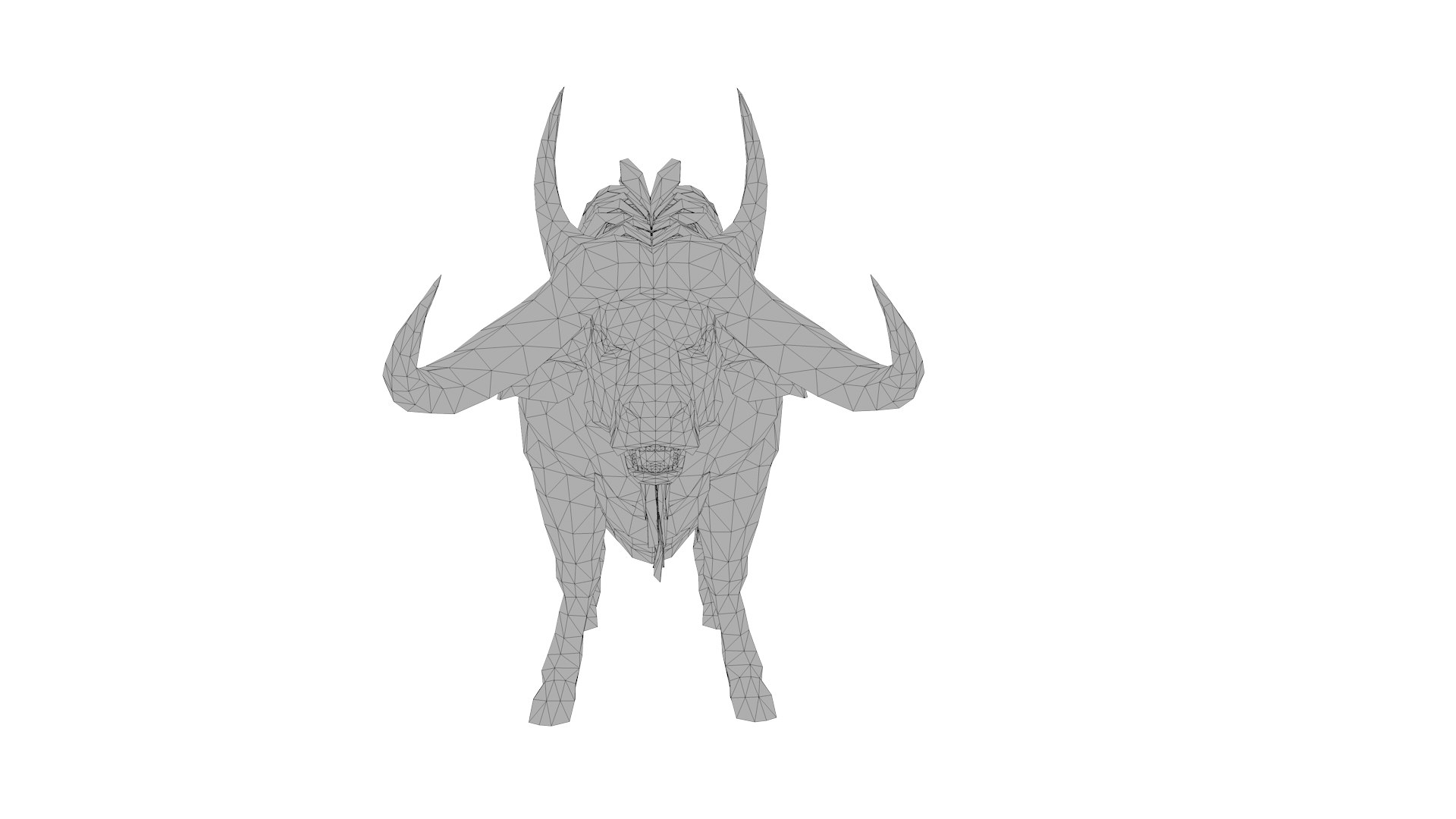 3D 3D Fantasy Bull Creature Model - TurboSquid 2374051
