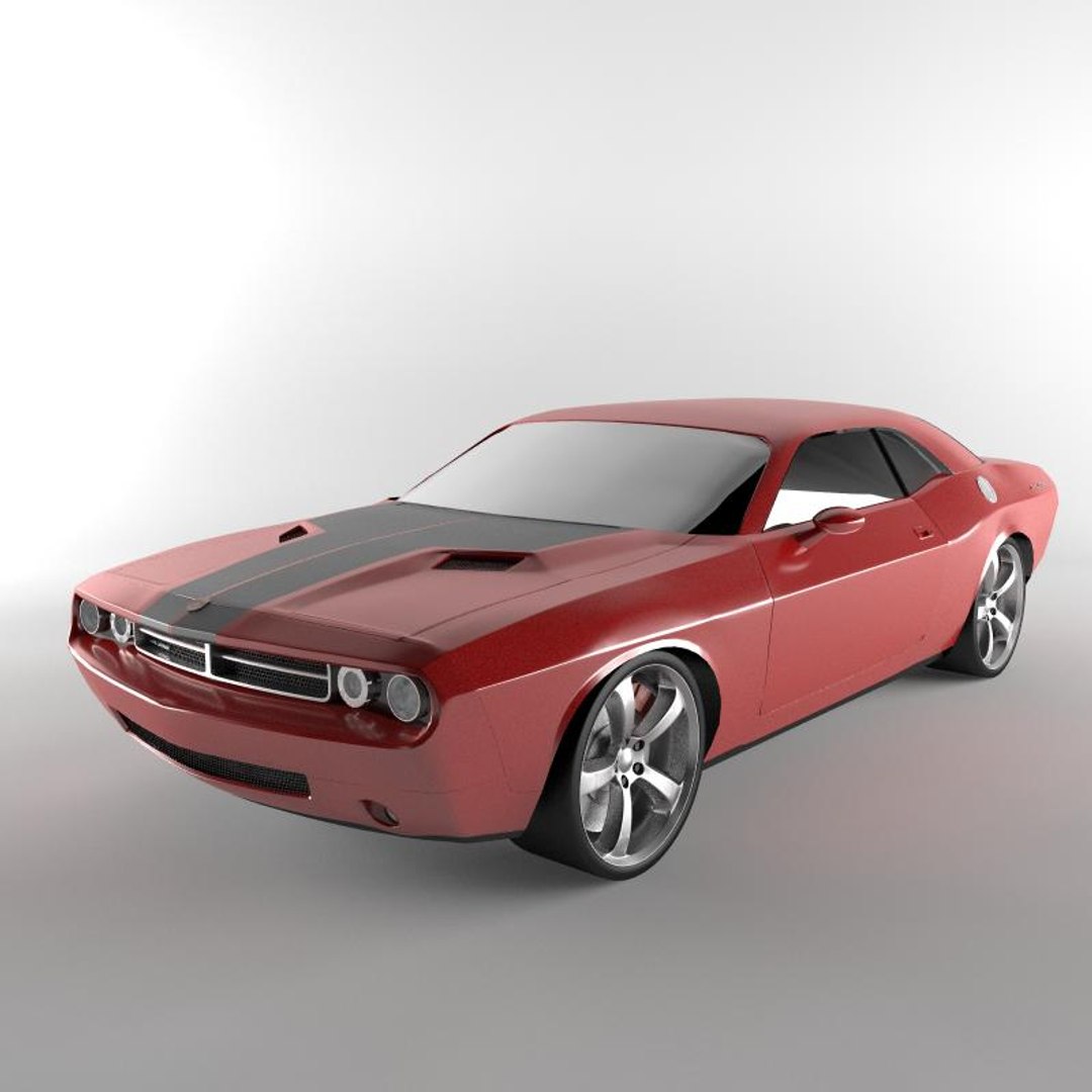 3d Model Of Dodge Challenger