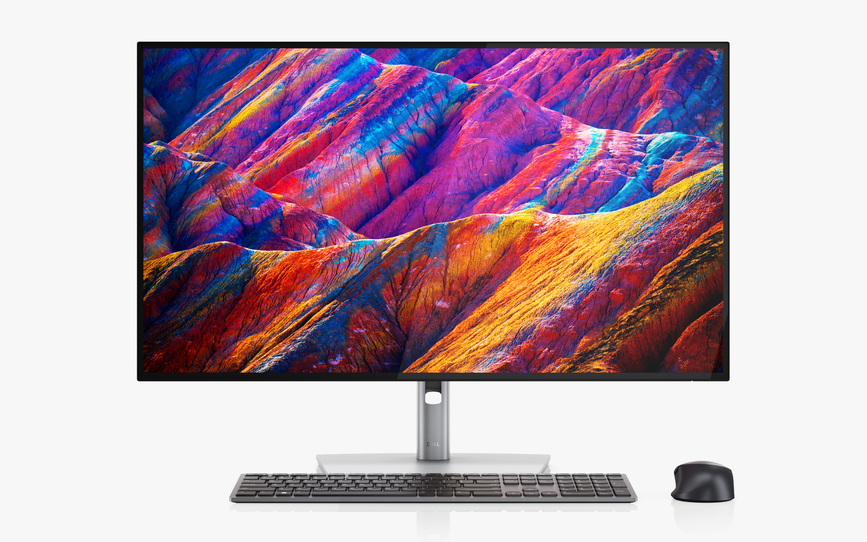 Dell Desktop Set U3223QE KM7321W 3D Model - TurboSquid 2109687