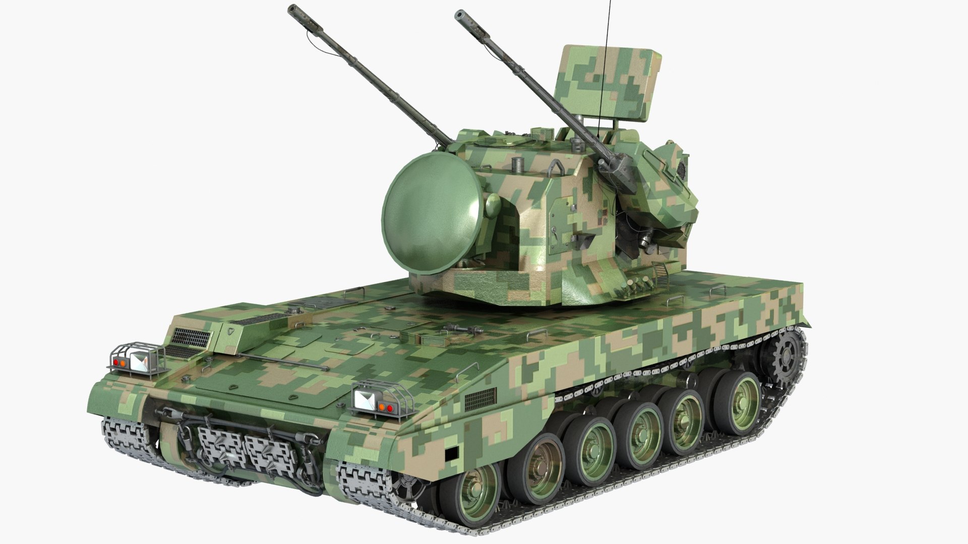 PGZ-07 Modelo 3D - TurboSquid 1660485