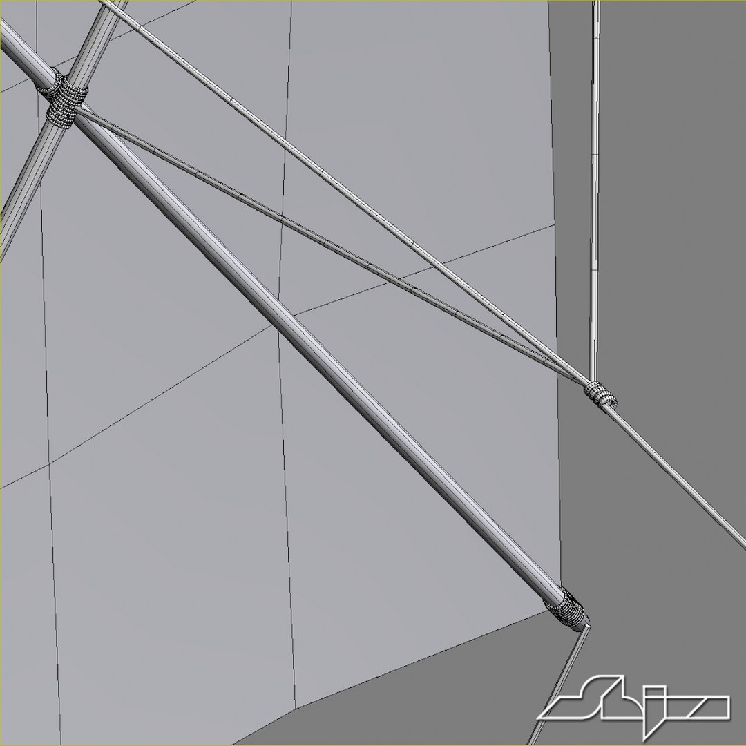 Rectangle Kite 3d Model