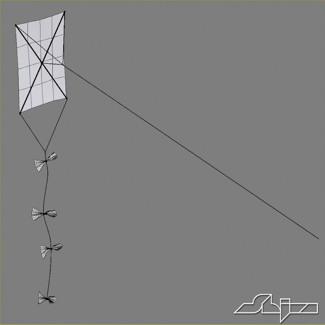 Rectangle Kite 3d Model