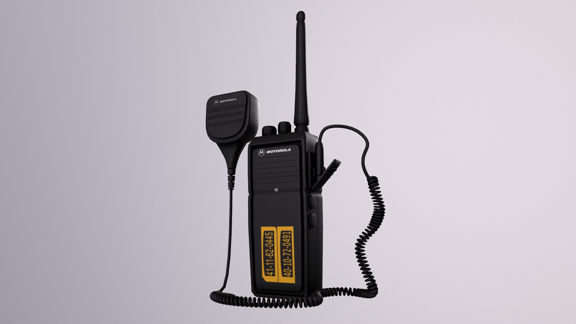 3D Walkie Talkie Motorola Model - TurboSquid 2043358