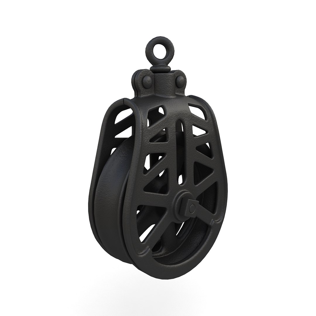 3ds max antique barn pulley