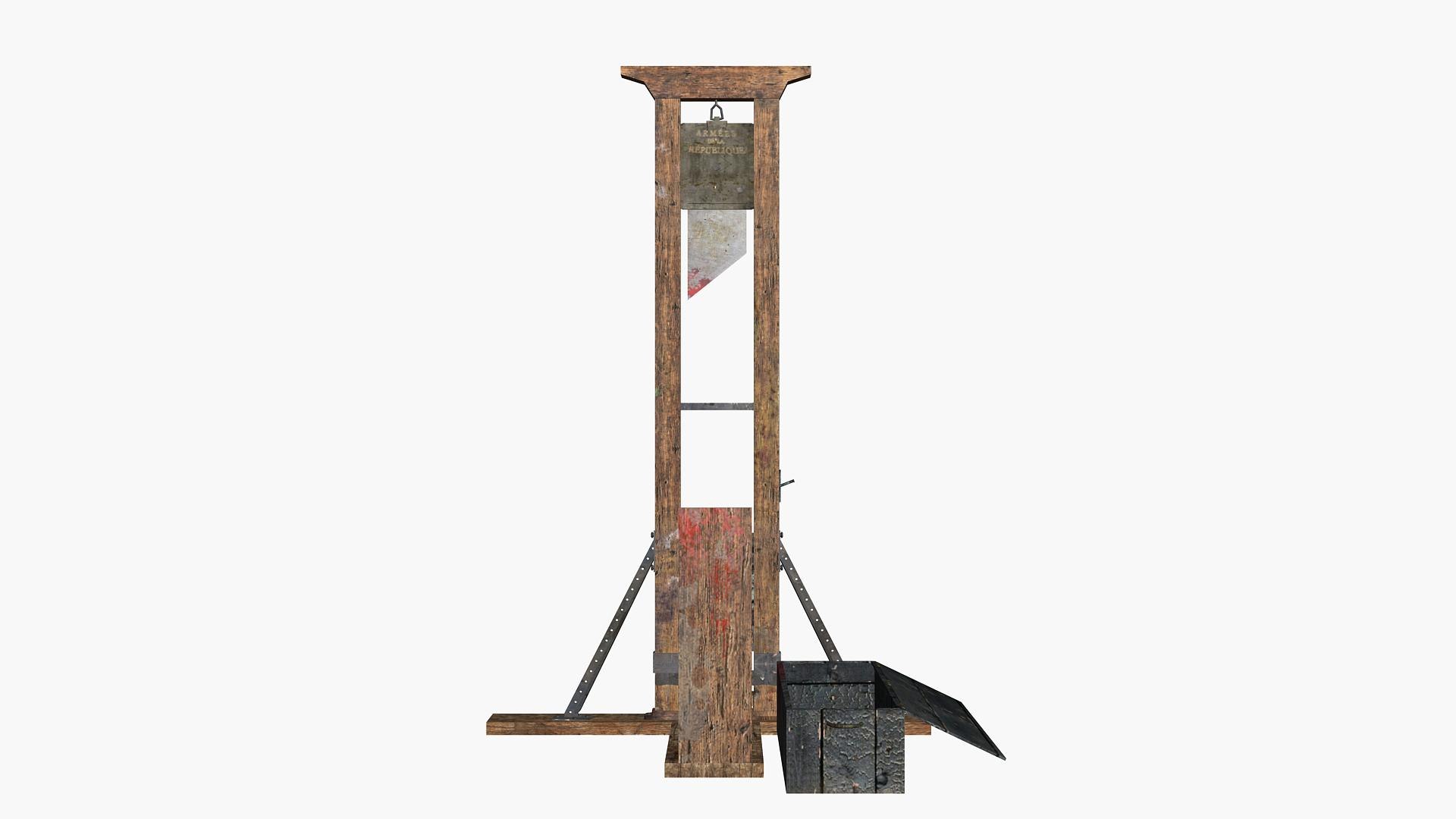 3D French Guillotine Model - TurboSquid 2315537