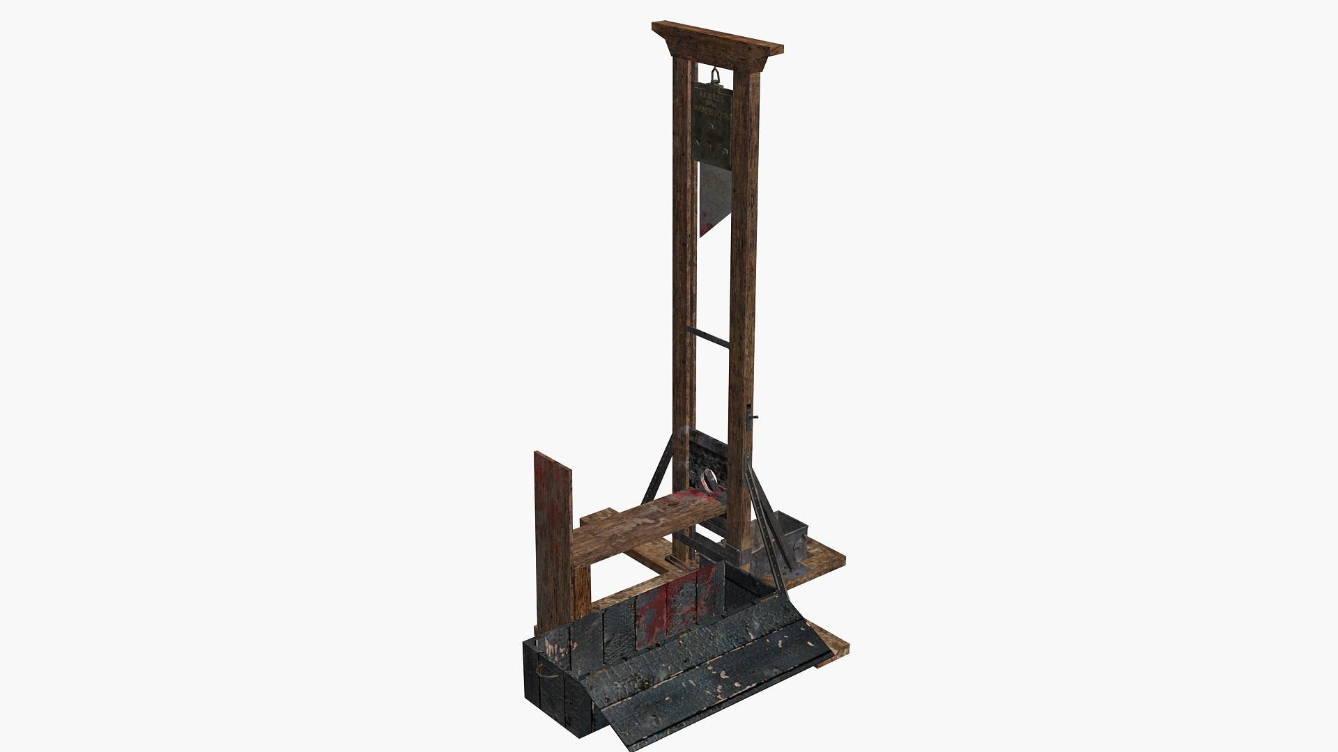 3D French Guillotine Model - TurboSquid 2315537