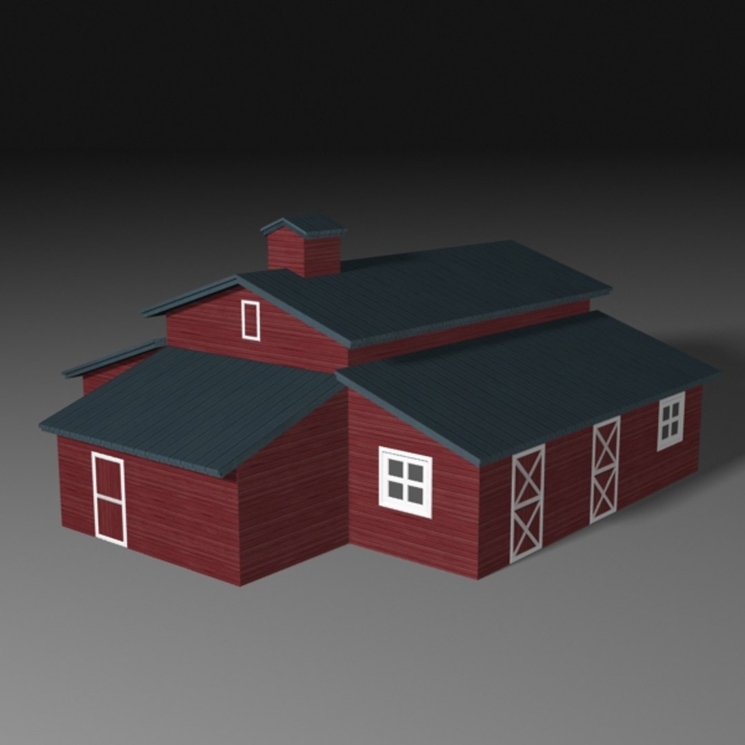 3d Barn Model