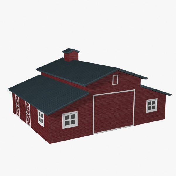 3d barn model