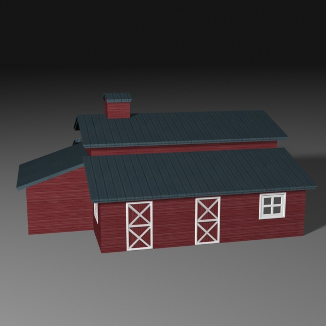 3d Barn Model