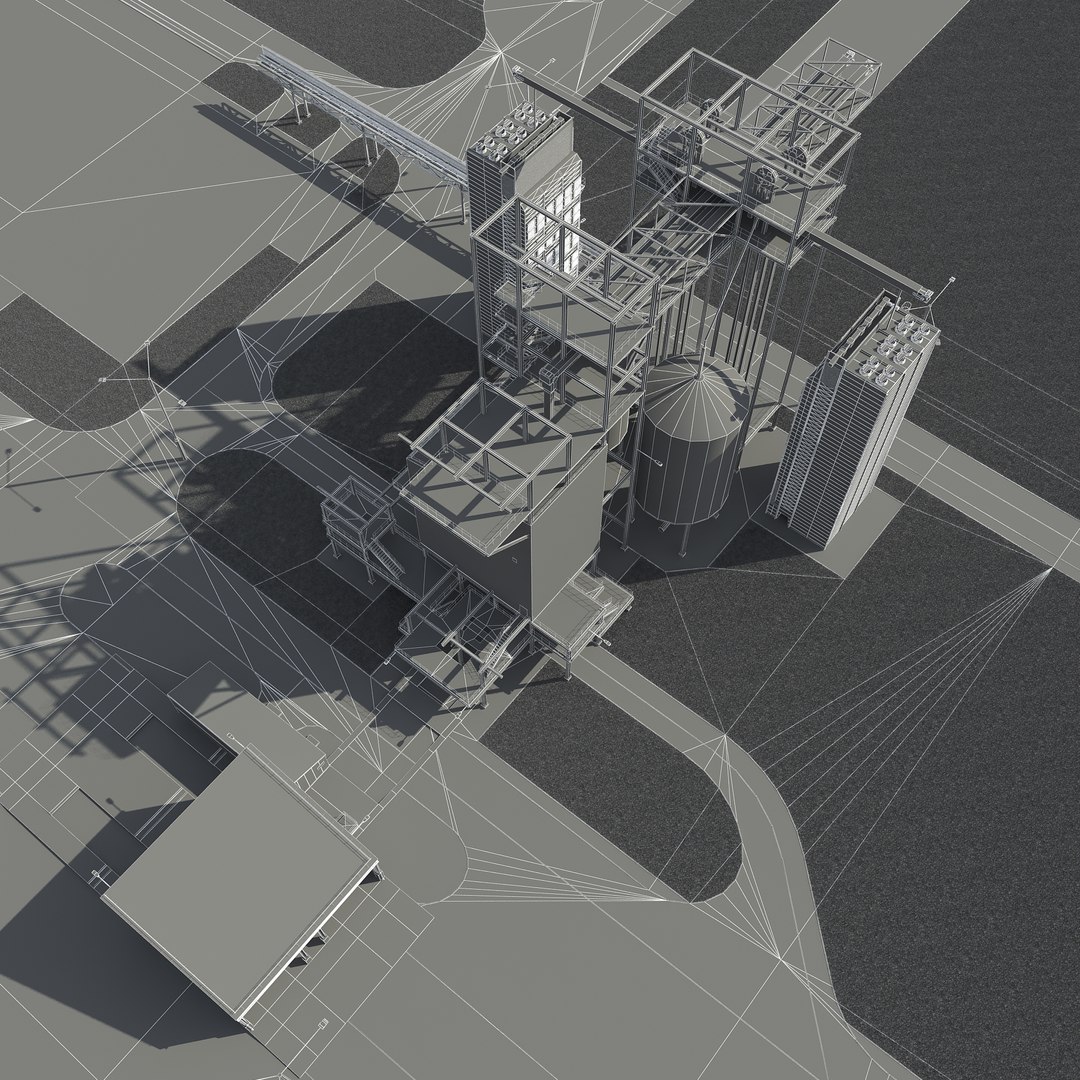 grain-dryer grain 3d dxf