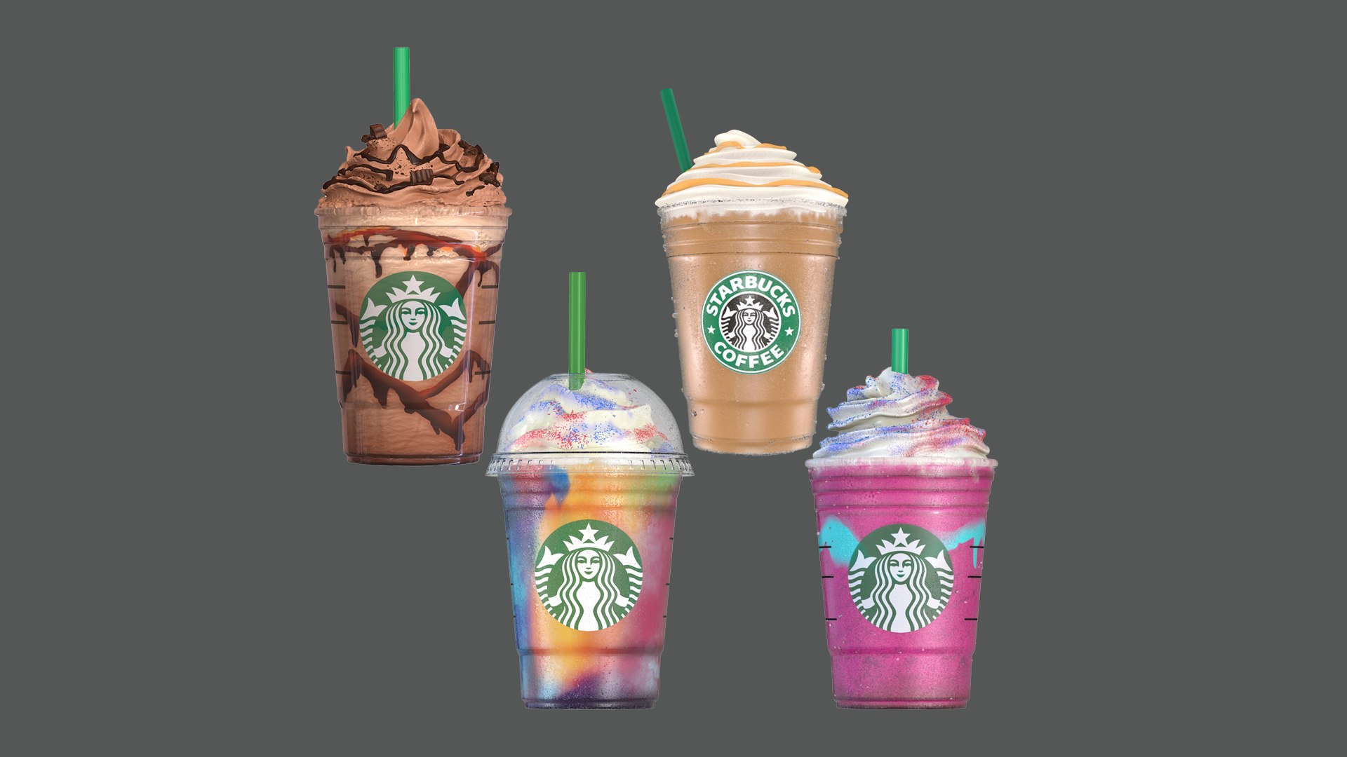 3D Model Starbucks Frappuccino Drink Collection - TurboSquid 2099788