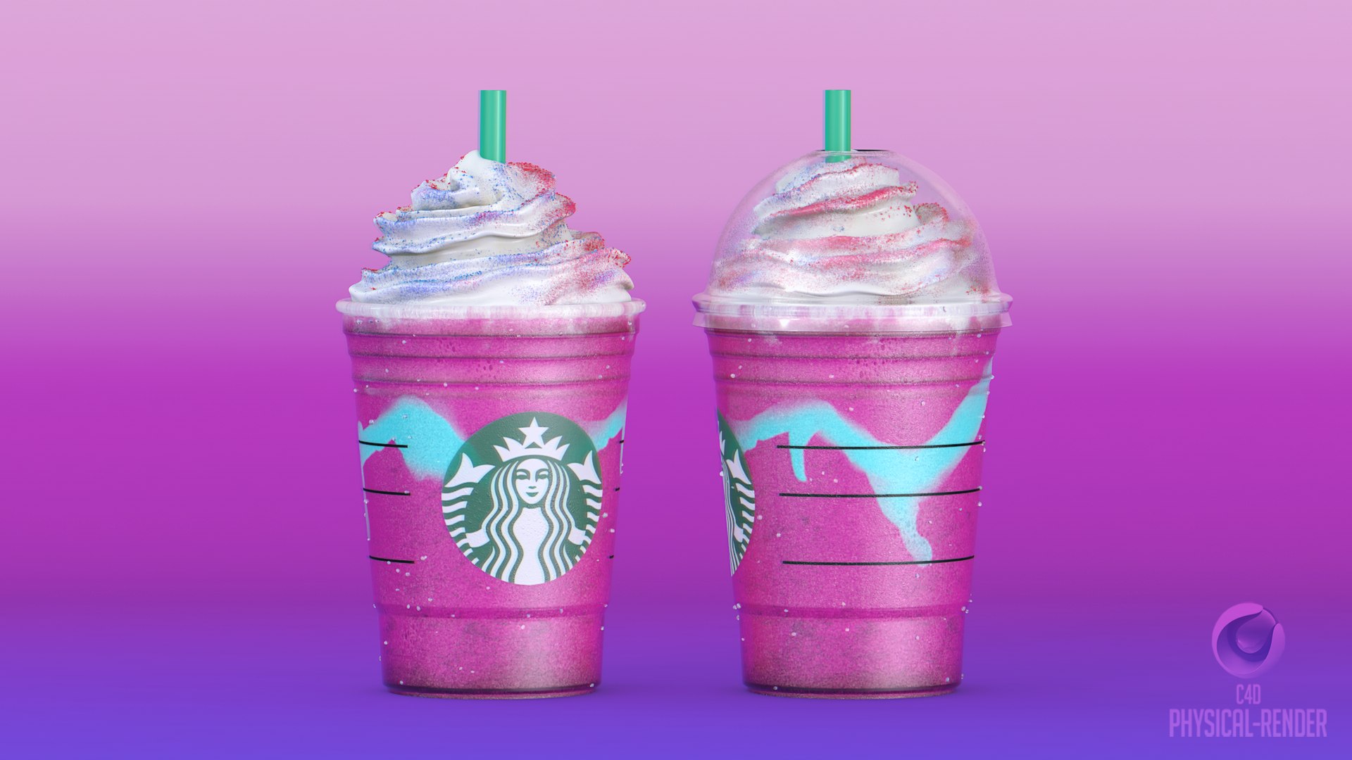 3D model Starbucks Frappuccino Drink Collection - TurboSquid 2099788