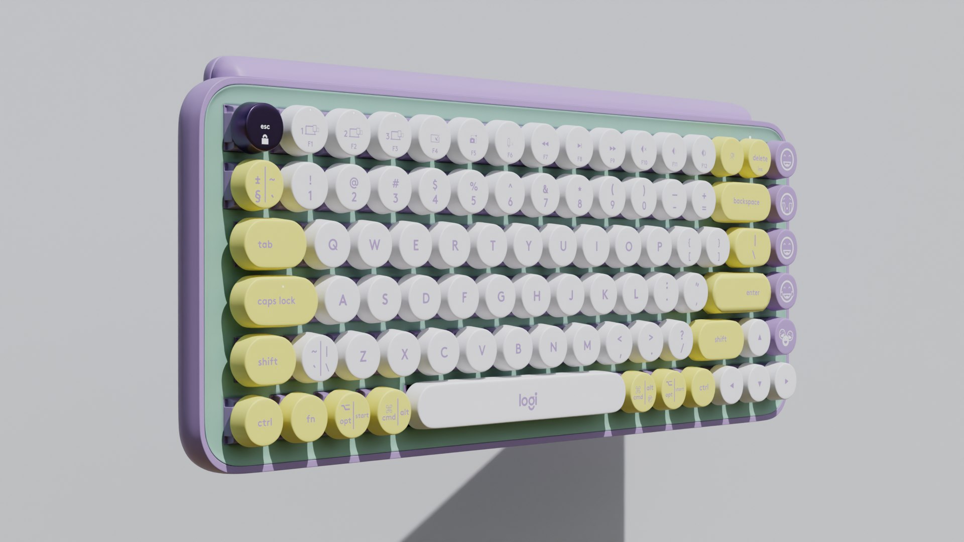 Logitech POP Keyboard Bundle 3D Model 3D Model - TurboSquid 2383345