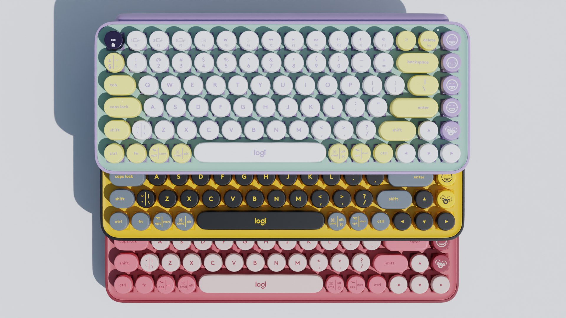 Logitech POP Keyboard Bundle 3D Model 3D Model - TurboSquid 2383345