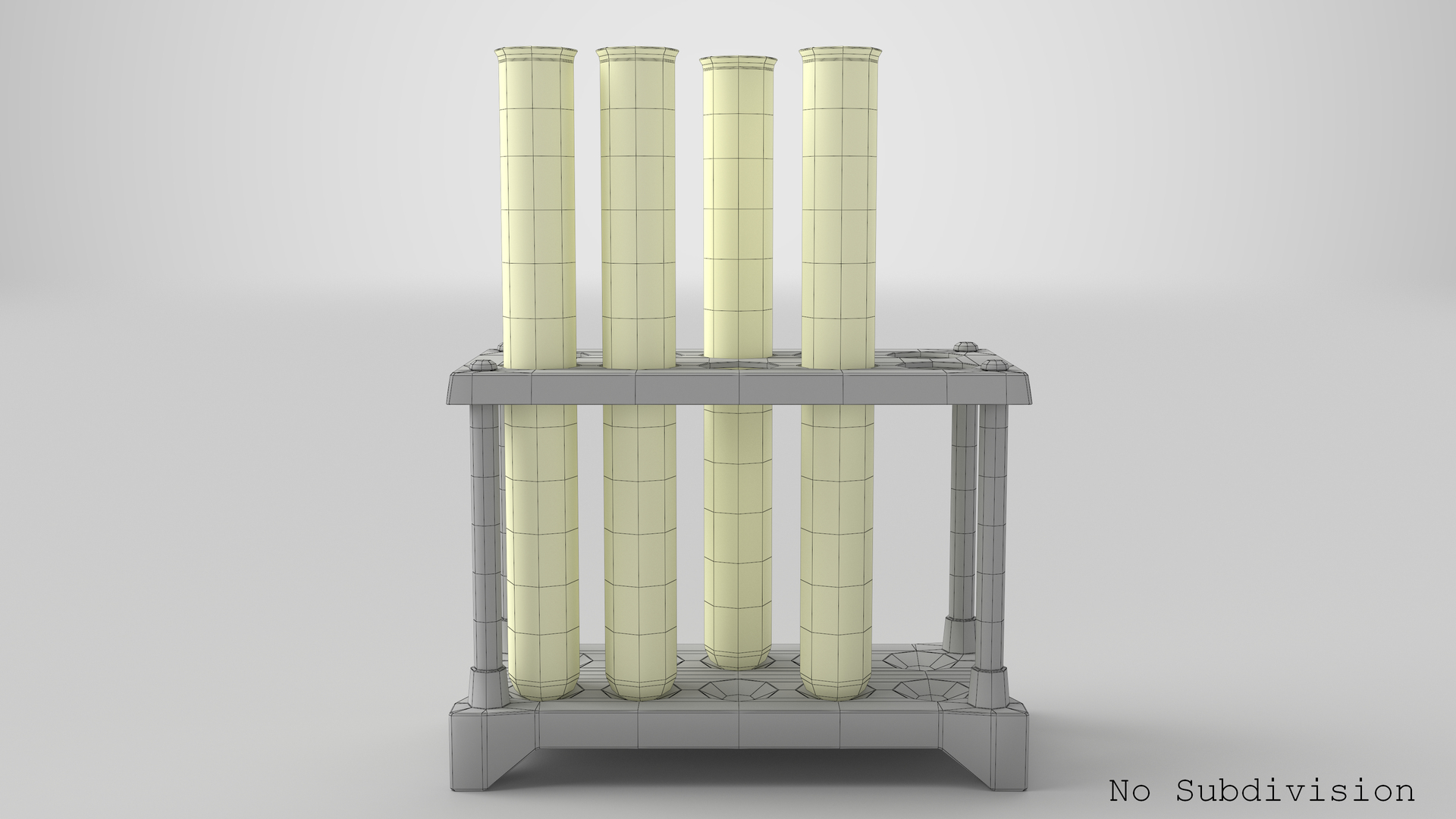 3d laboratory tripod test model