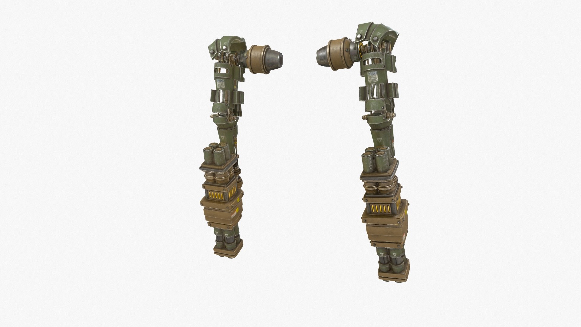 3D mech kitbash arm 03 model - TurboSquid 1640819