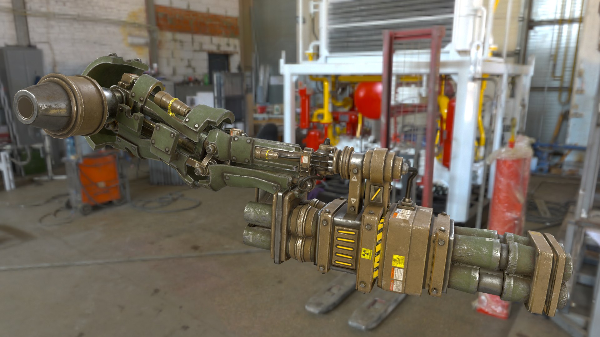 3D mech kitbash arm 03 model - TurboSquid 1640819