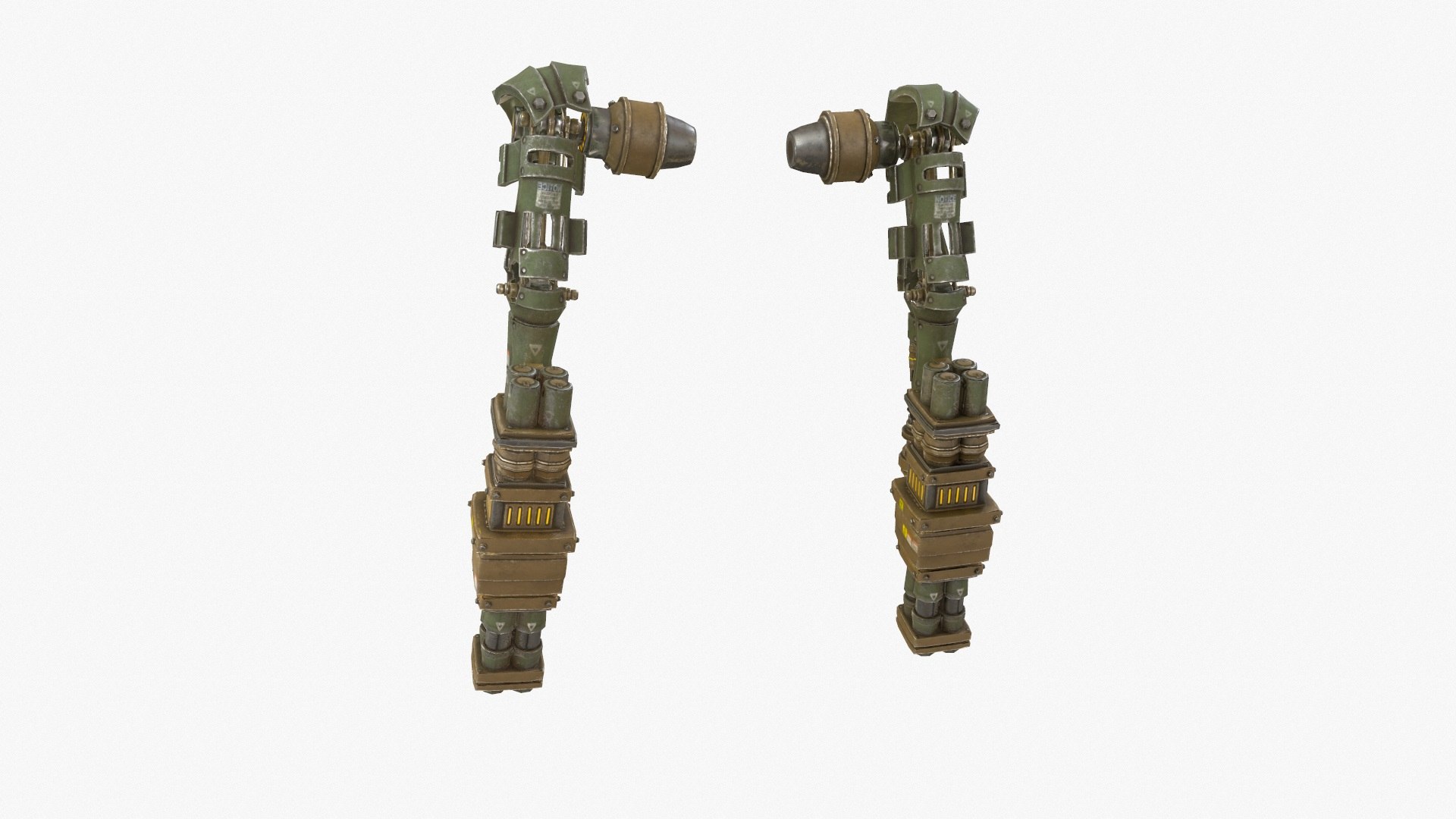 3D mech kitbash arm 03 model - TurboSquid 1640819