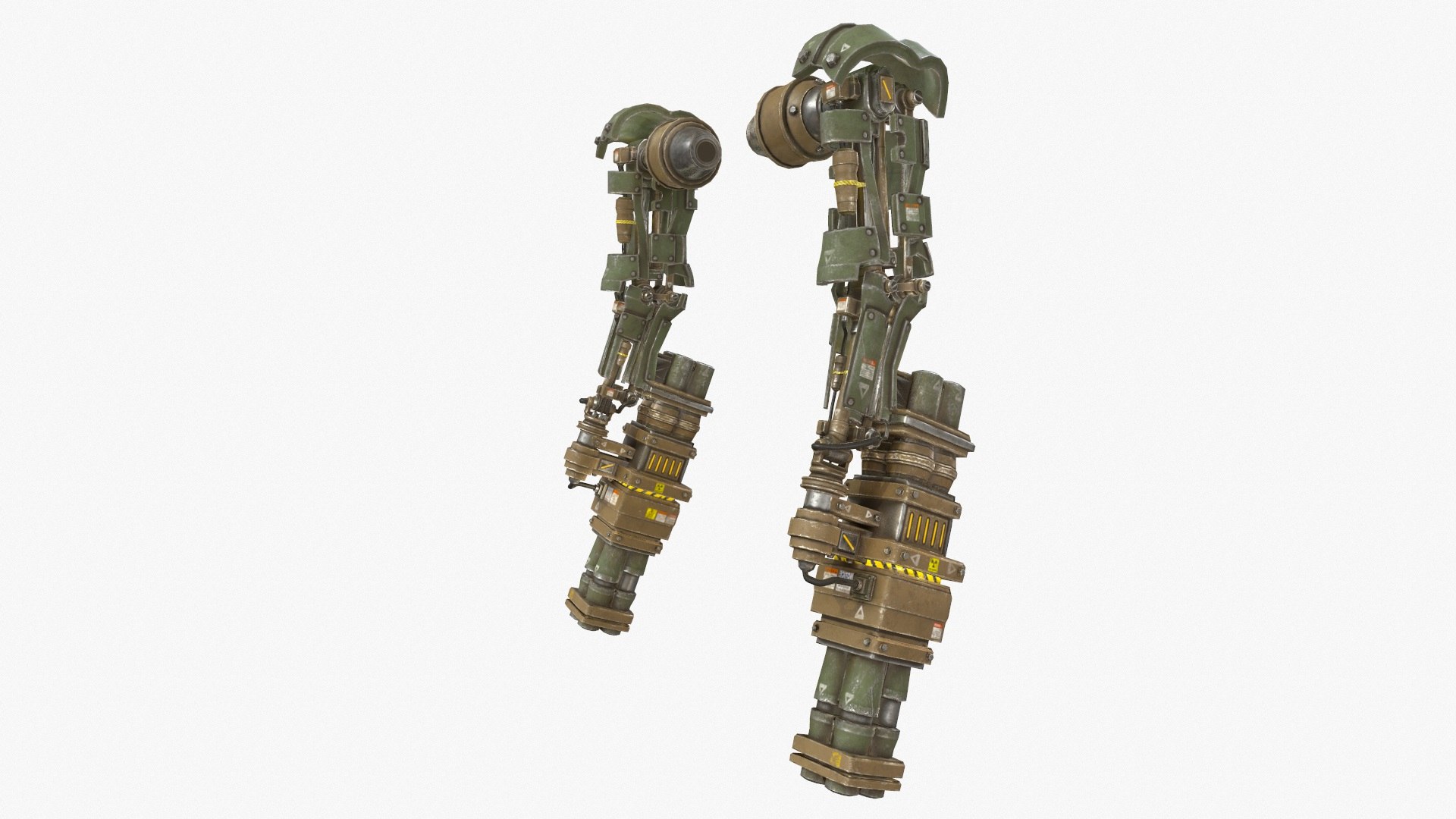 3D mech kitbash arm 03 model - TurboSquid 1640819