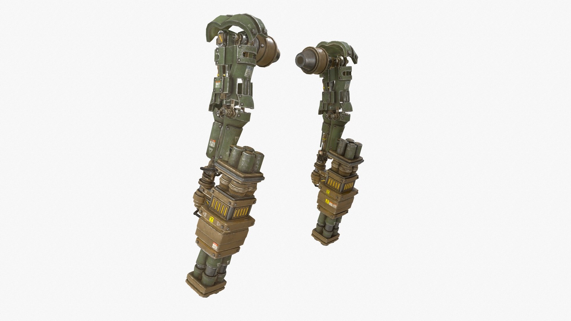 3D mech kitbash arm 03 model - TurboSquid 1640819