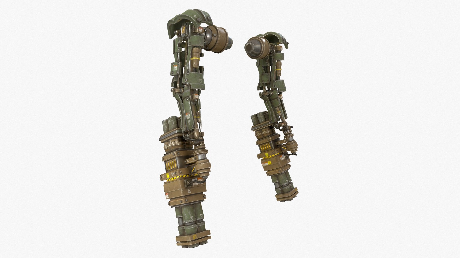 3D mech kitbash arm 03 model - TurboSquid 1640819