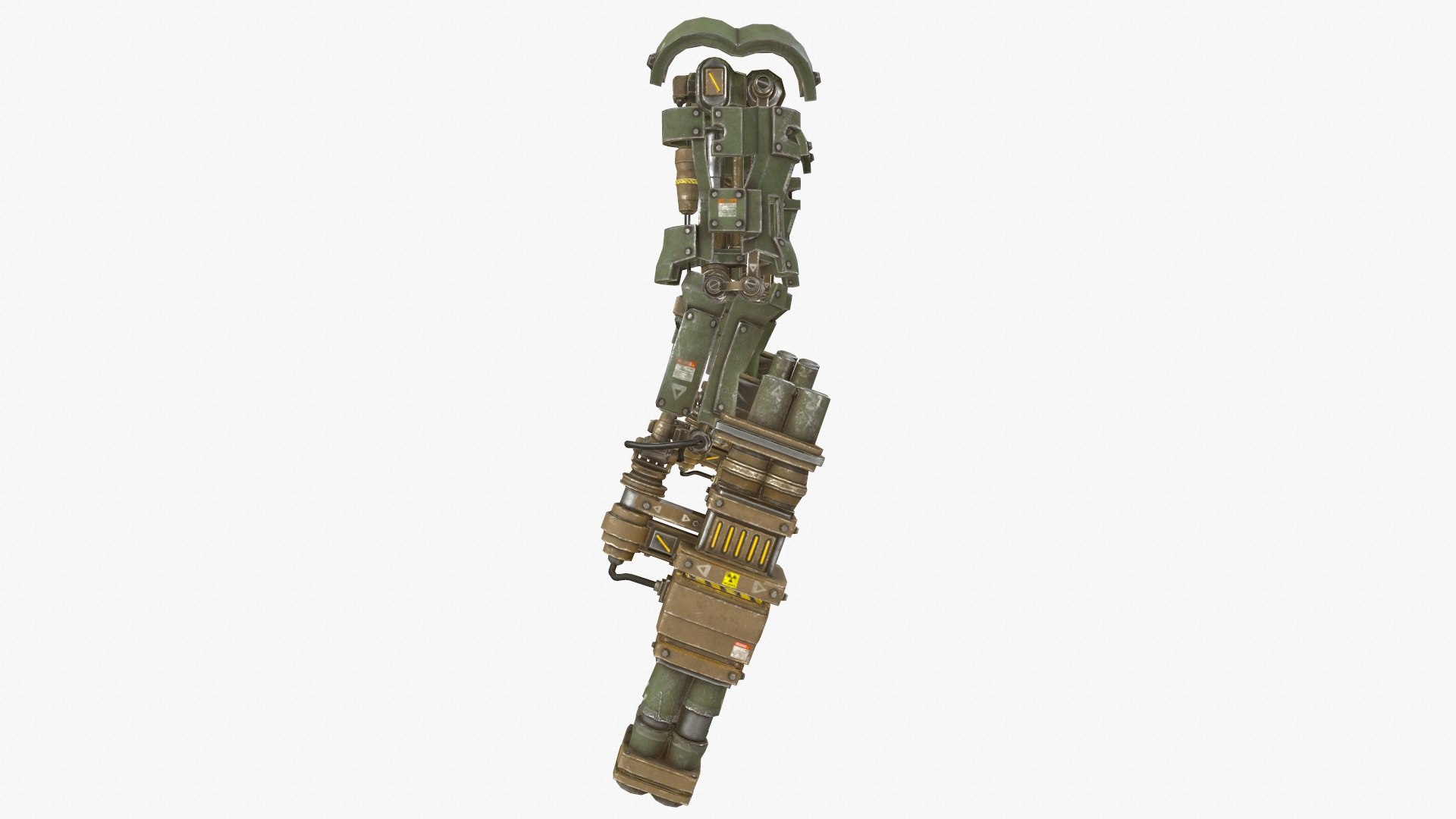 3D mech kitbash arm 03 model - TurboSquid 1640819