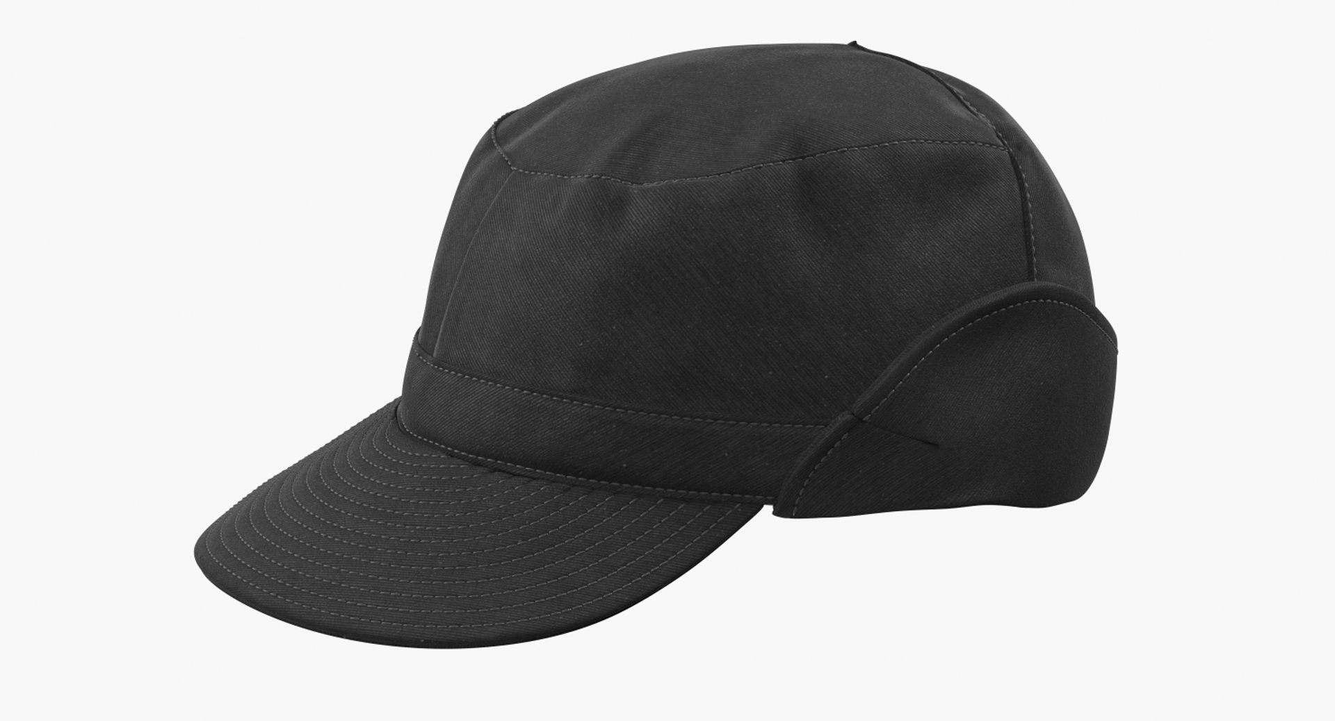 3D Black Field Hat Model - TurboSquid 1380879