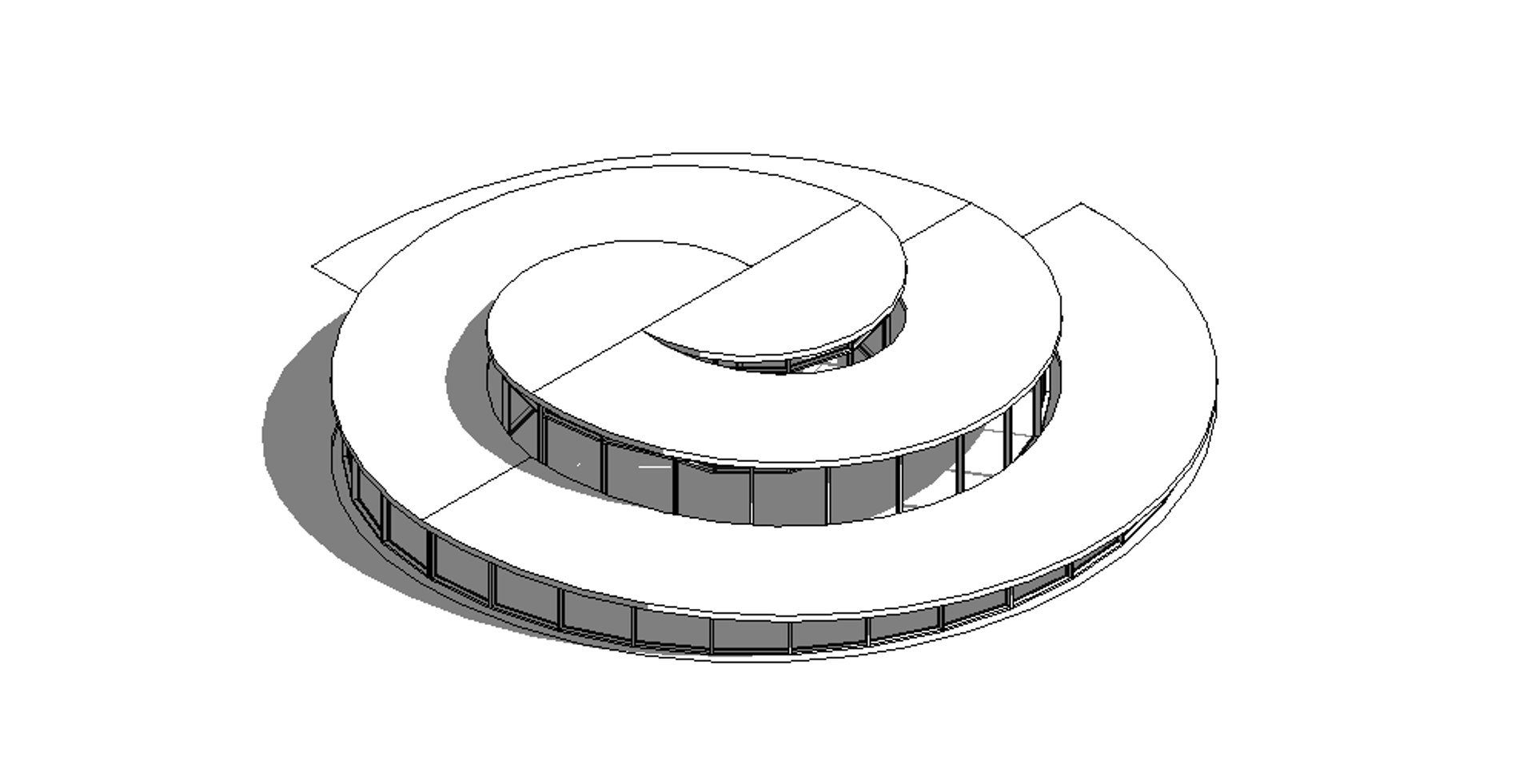 Spiral Building Model - TurboSquid 1727535