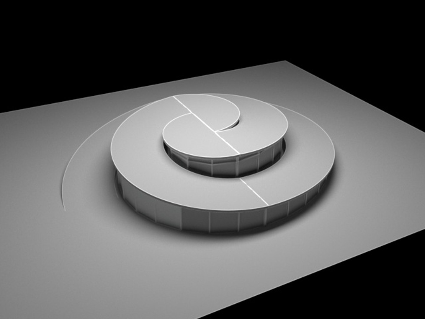 Spiral Building Model - TurboSquid 1727535