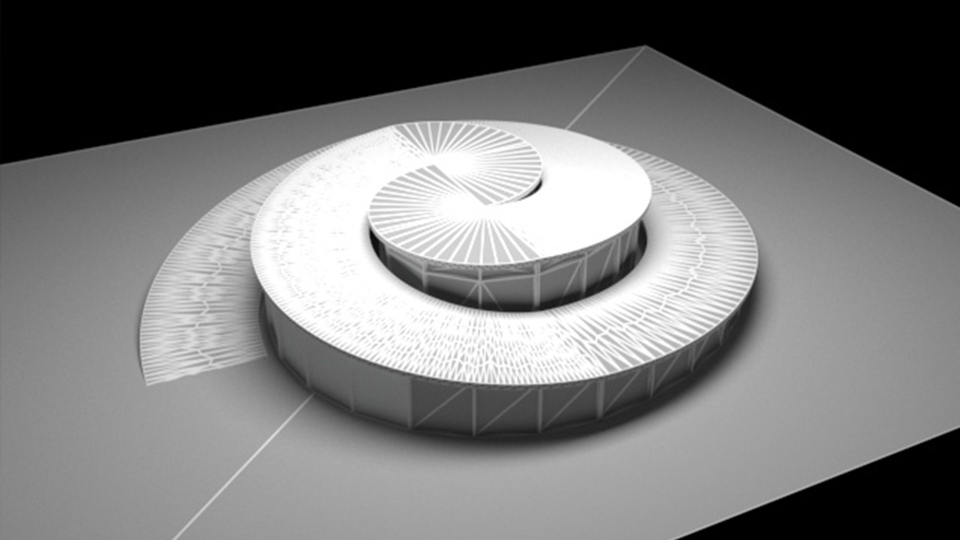 Spiral Building Model - TurboSquid 1727535