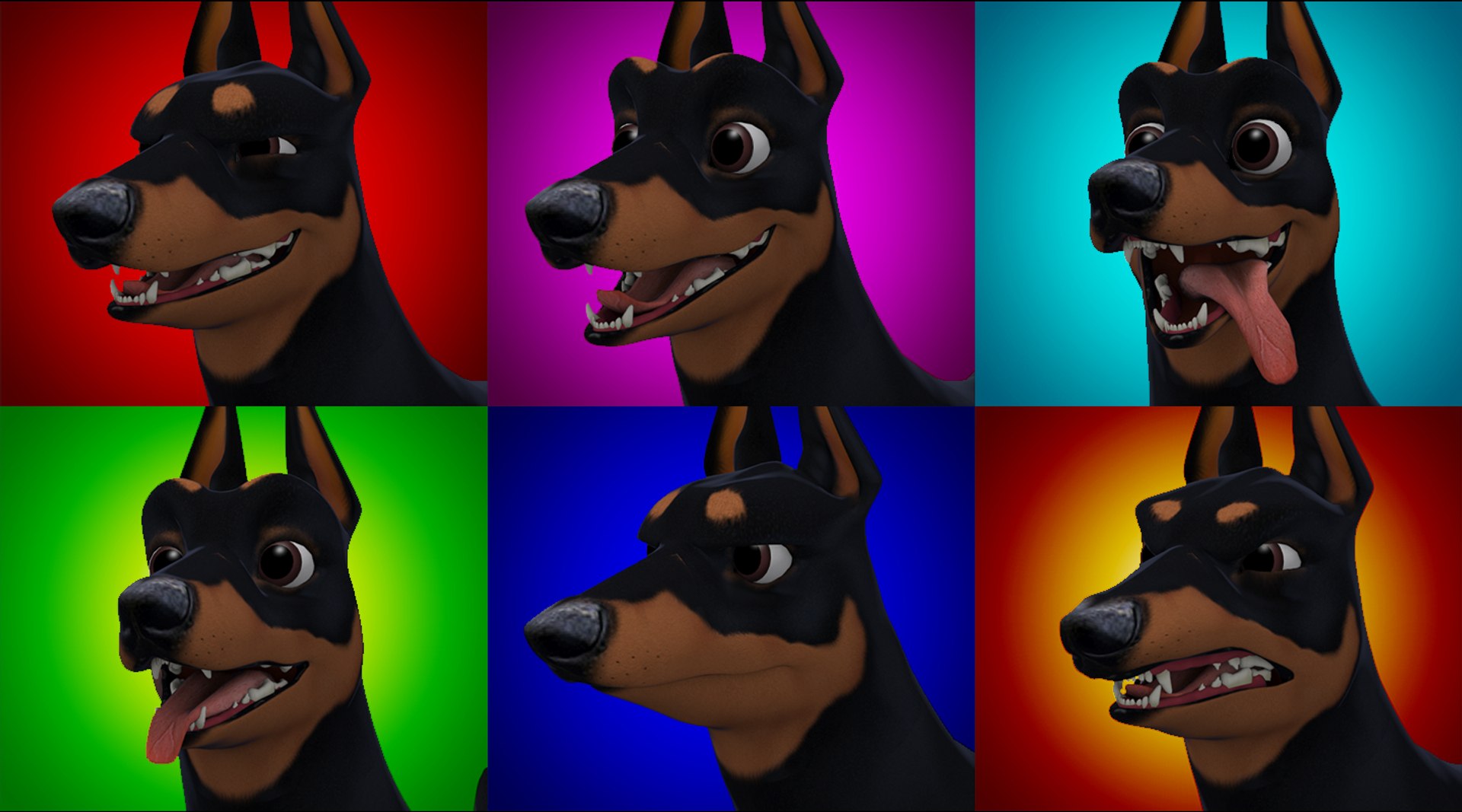 3D Dog Cartoon - TurboSquid 1152927