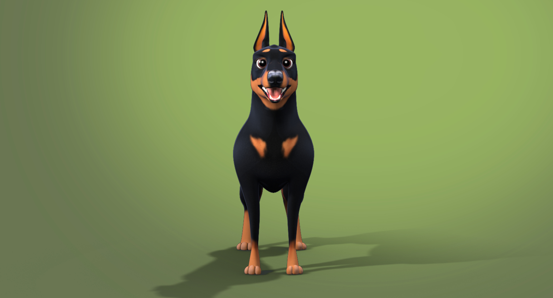 3D Dog Cartoon - TurboSquid 1152927