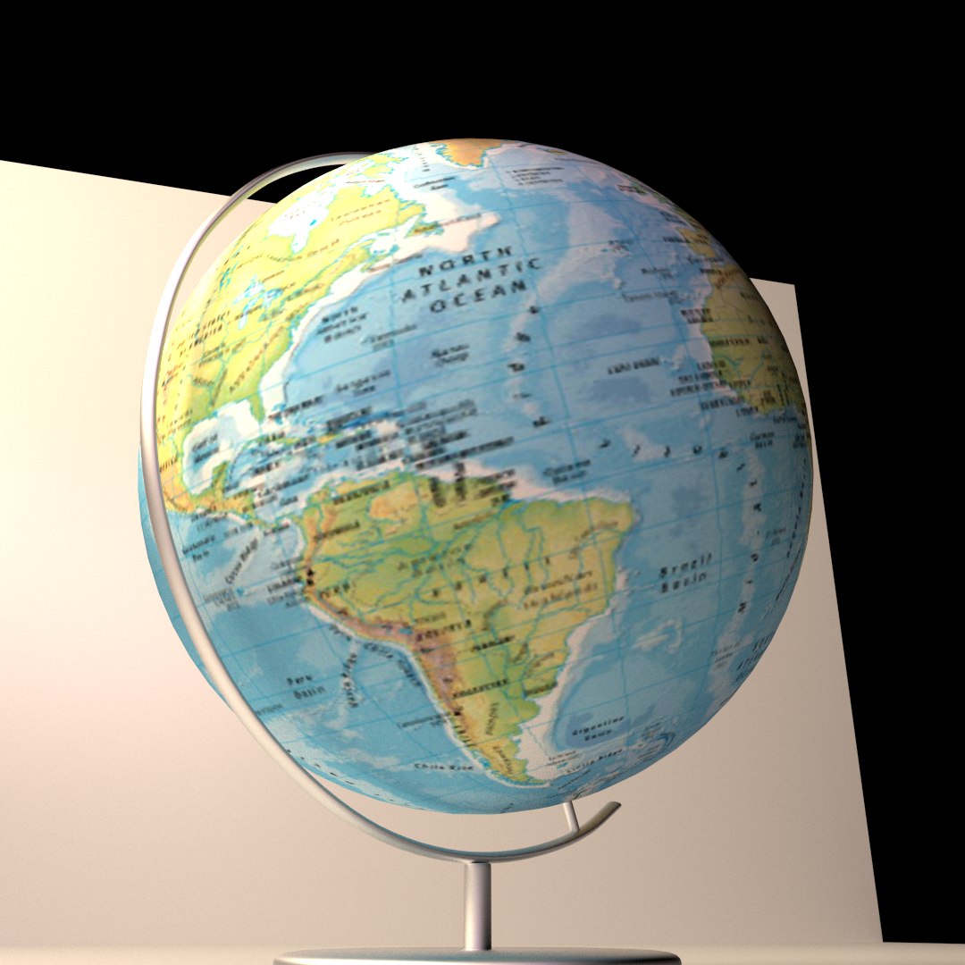 3d globe model