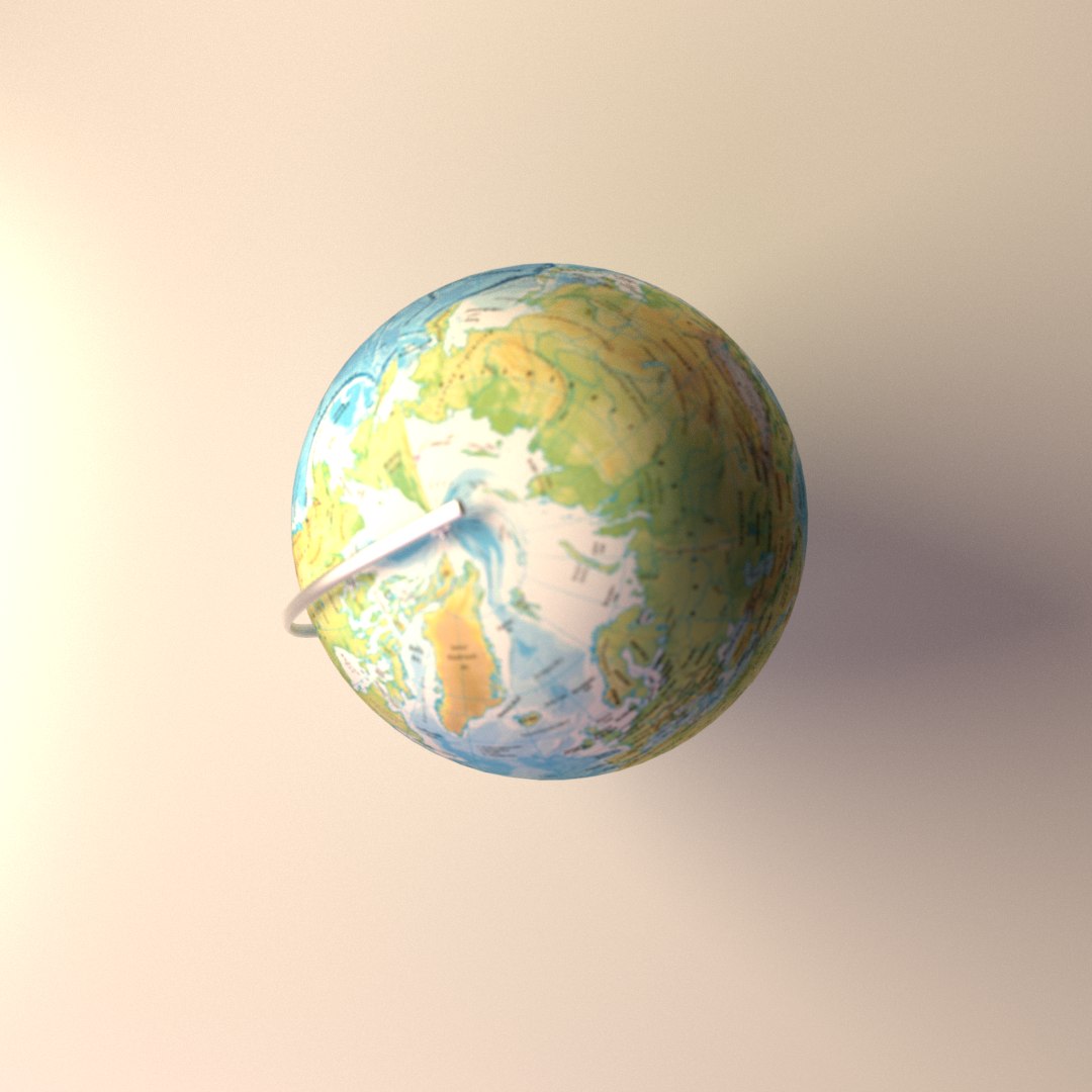 3d globe model