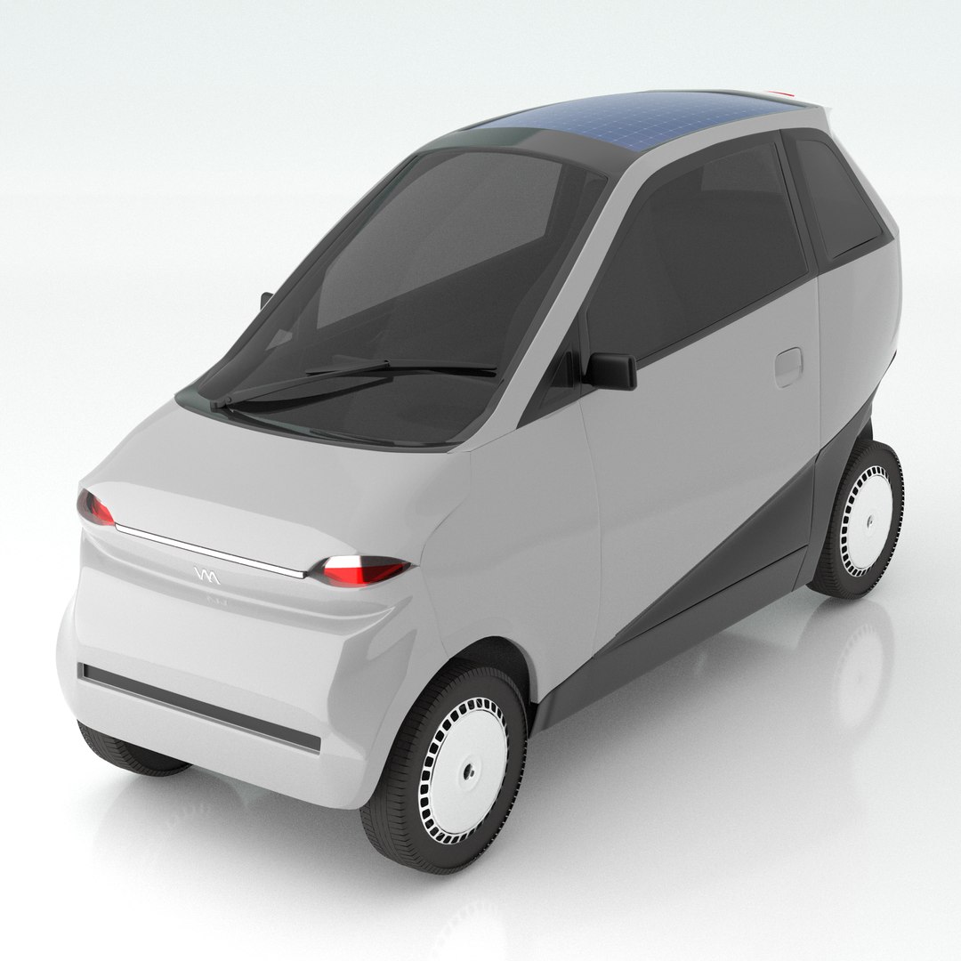 Vayve Mobility EVA Light Platinum 3D Model - TurboSquid 2204129