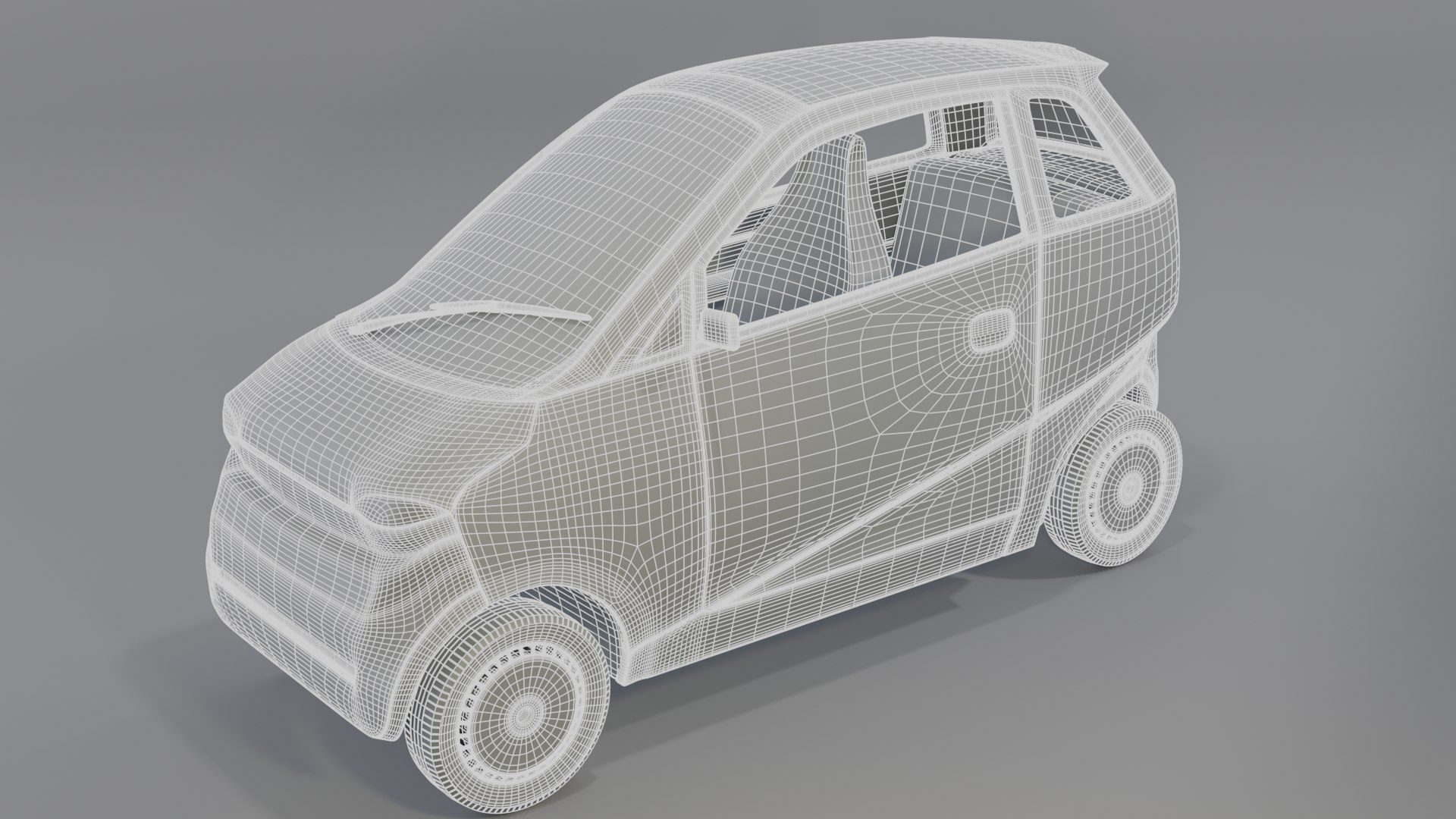 Vayve Mobility EVA Light Platinum 3D Model - TurboSquid 2204129