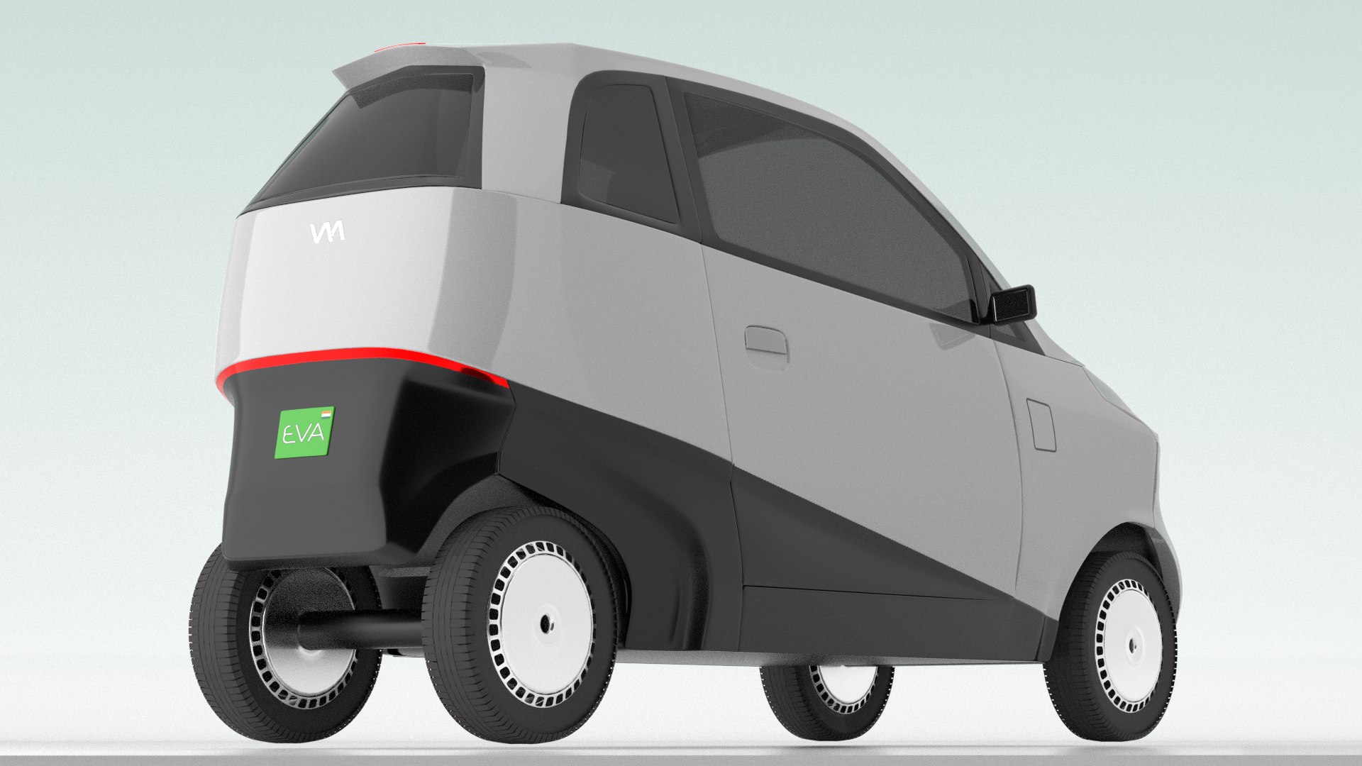 Vayve Mobility EVA Light Platinum 3D Model - TurboSquid 2204129