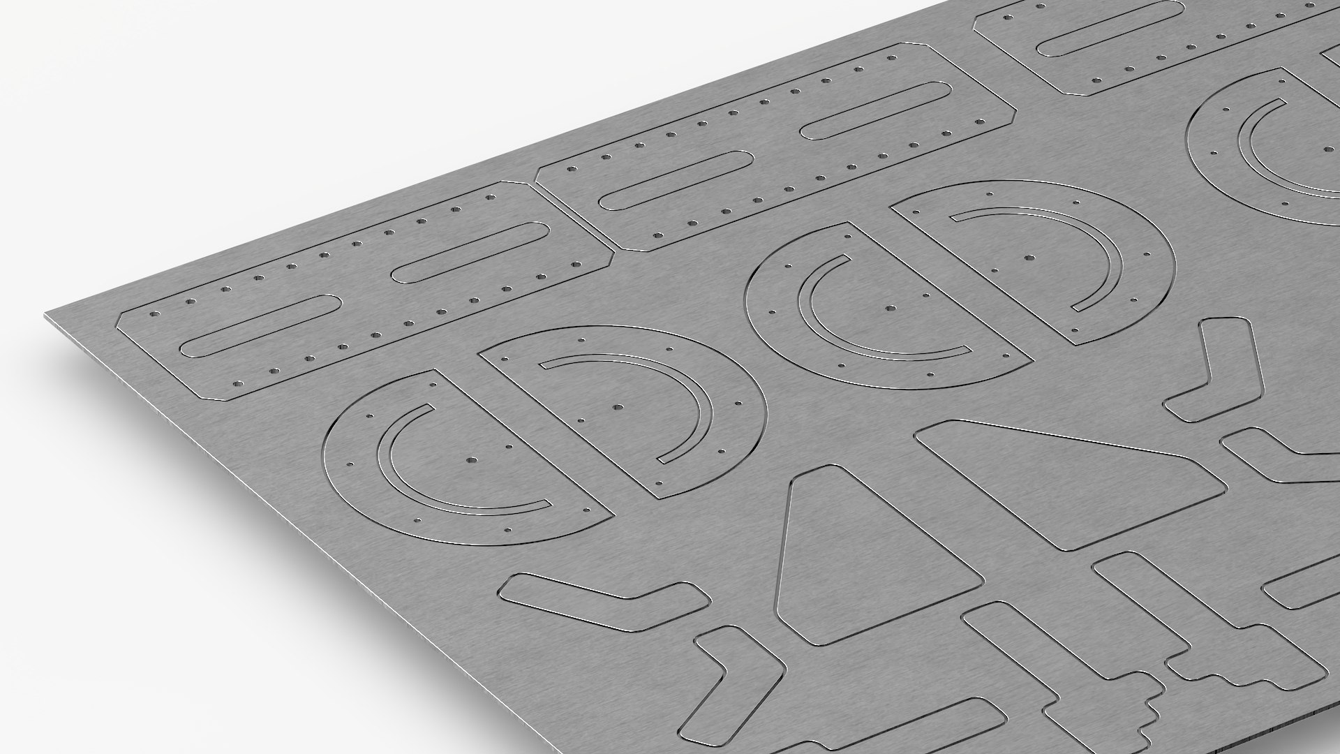 3D Metal Sheet With Laser Cut Model - TurboSquid 2387376