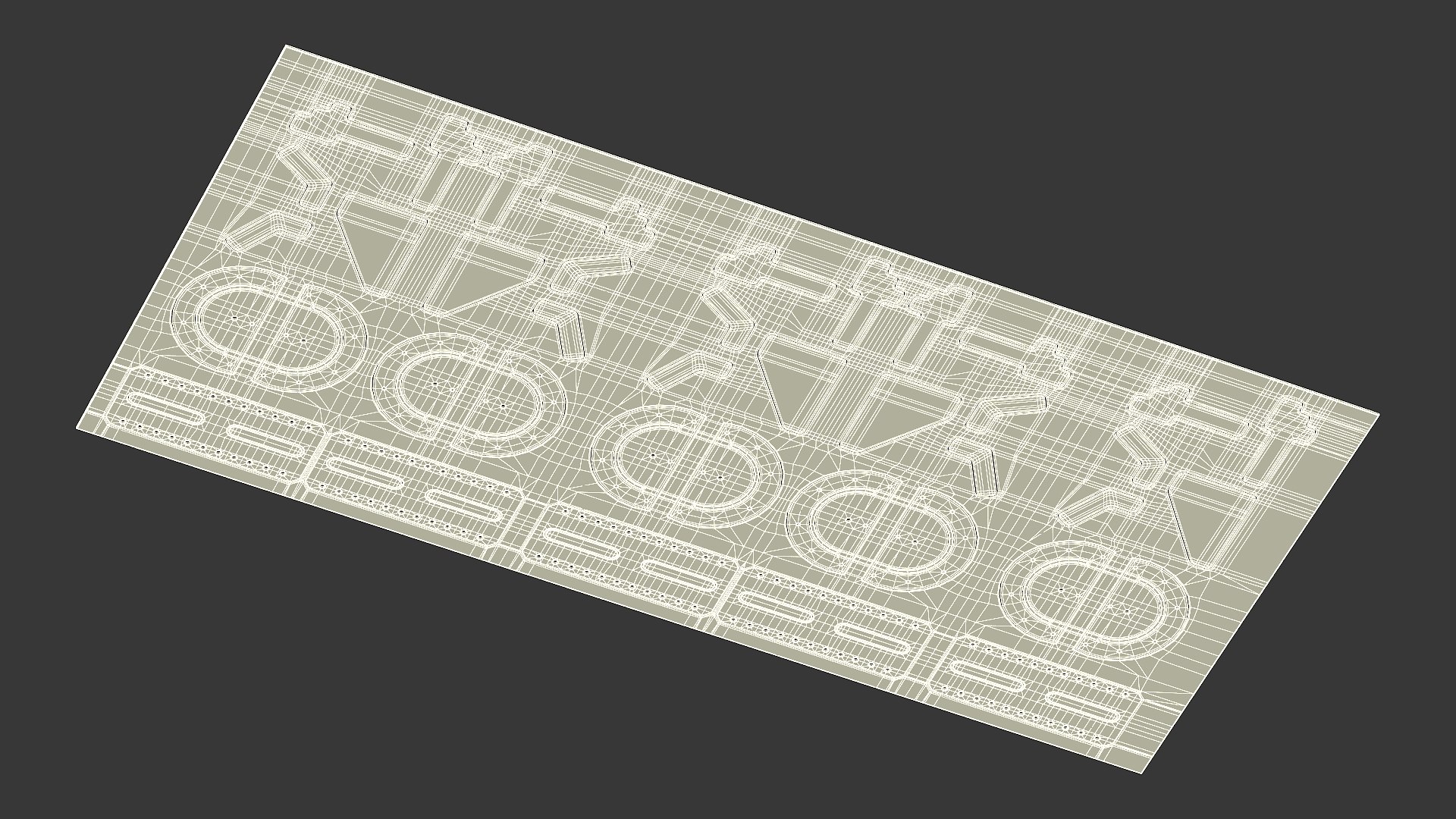 3D Metal Sheet With Laser Cut Model - TurboSquid 2387376