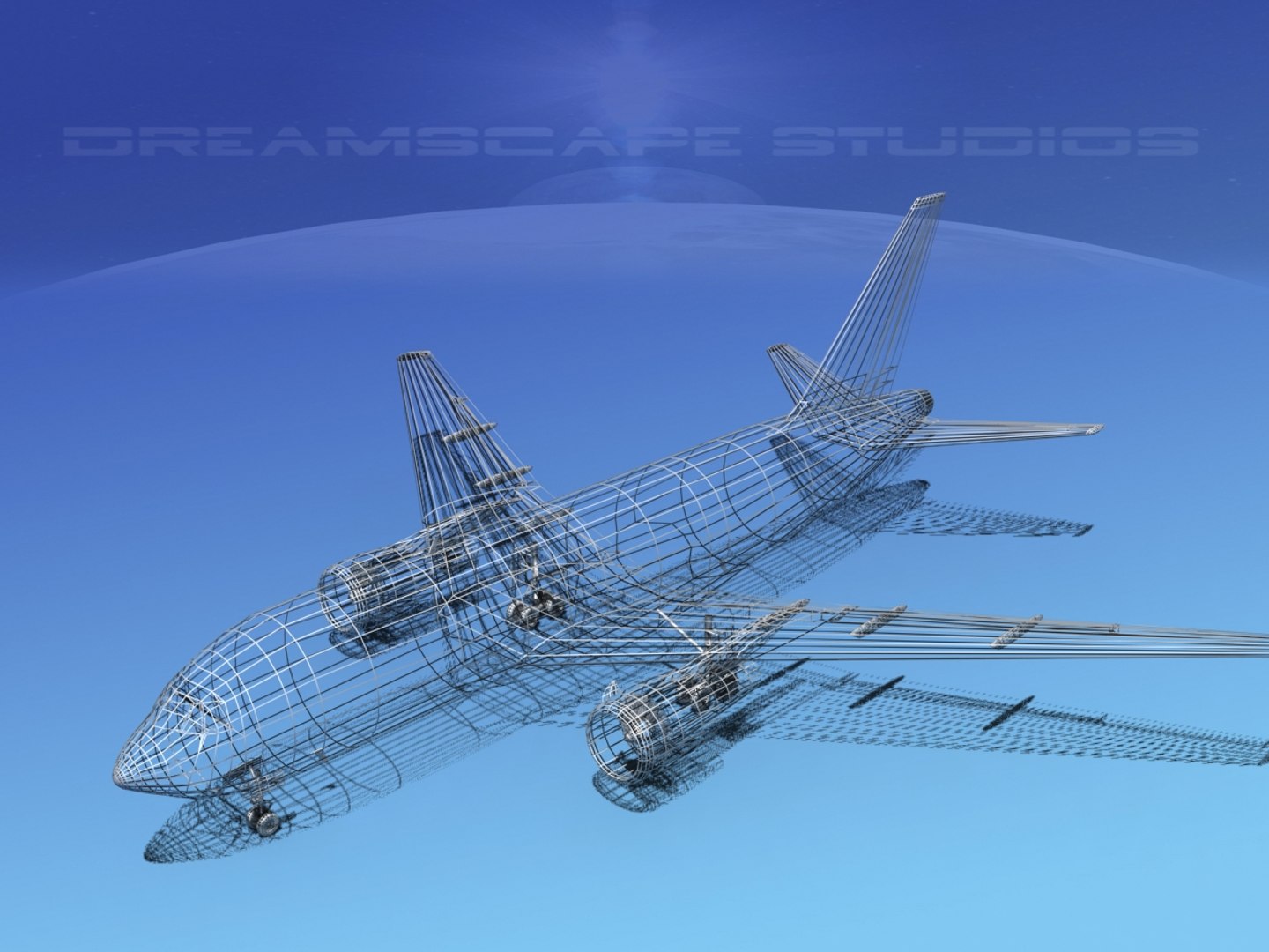 Boeing 767 767-100 3d Model