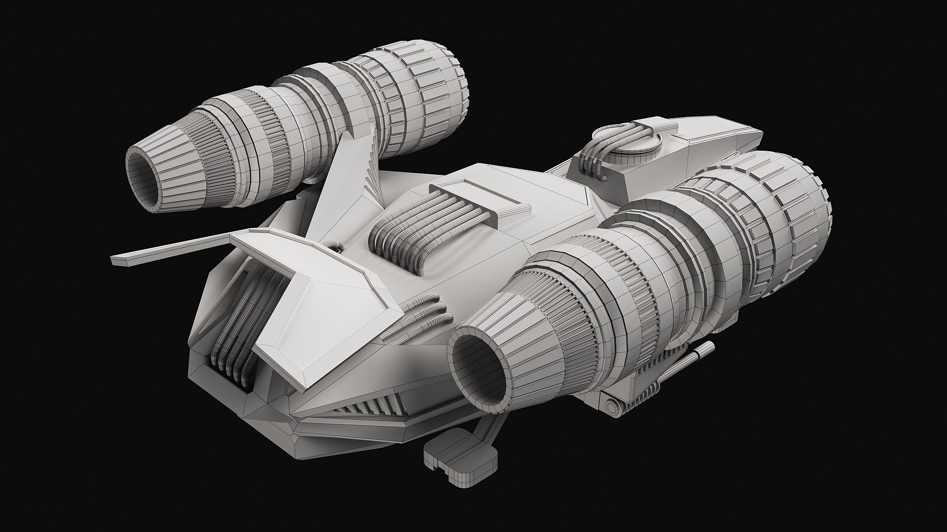3D Model Spaceship Combat - TurboSquid 2159526