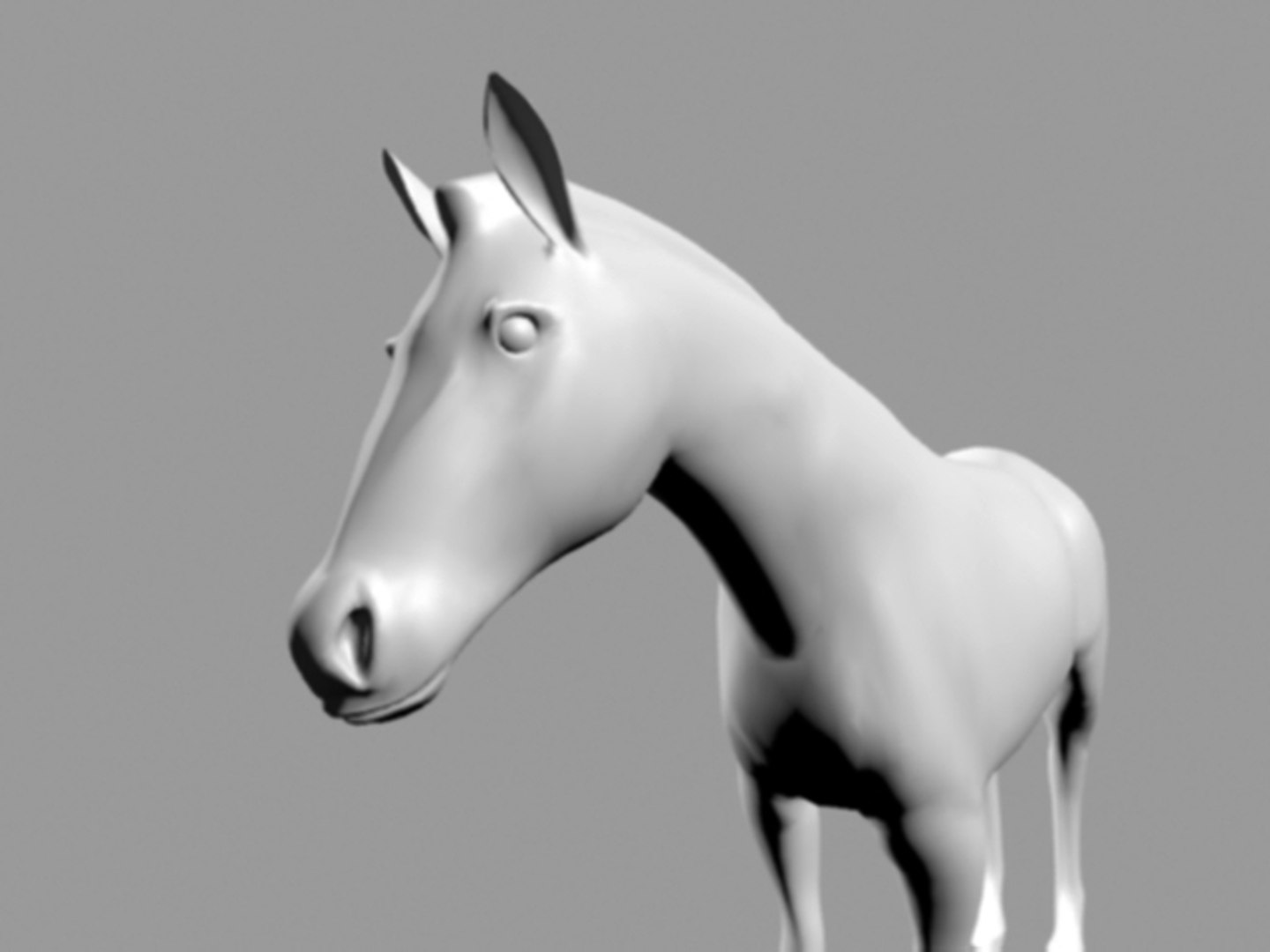 Horse Object File Obj