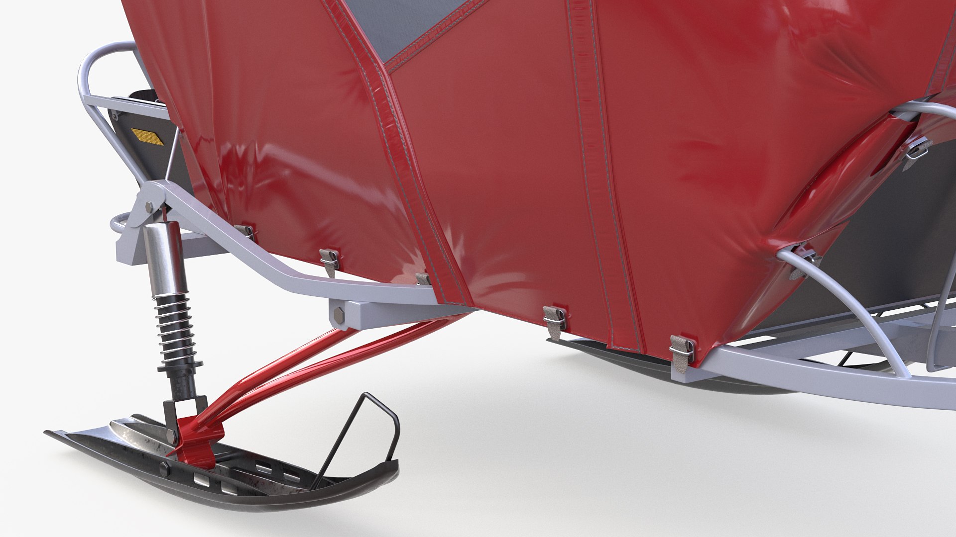 3D Model Snowmobile Carriage Trailer - TurboSquid 2274434