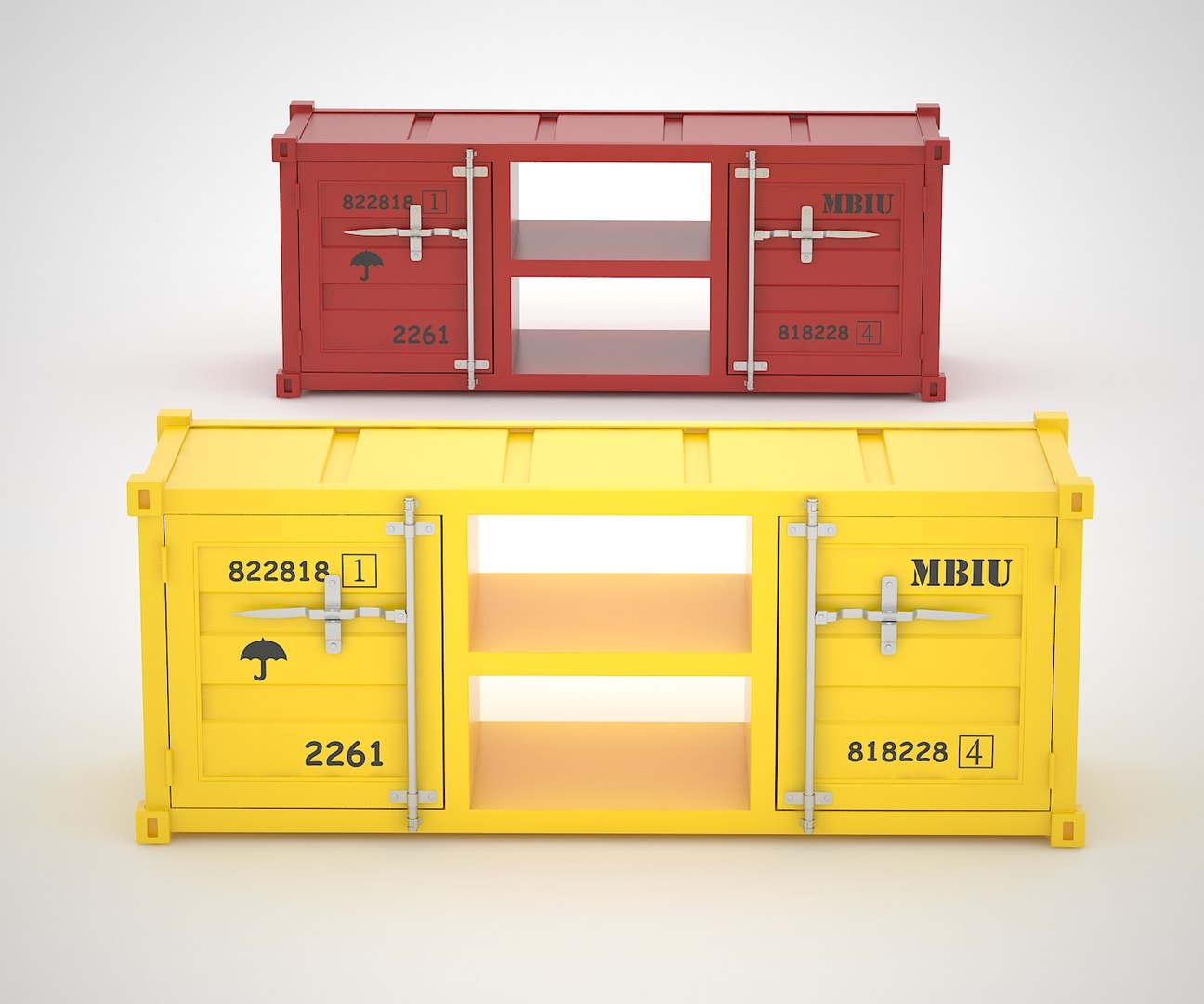 Sea Container Hq Tv Cabinet 3d Model