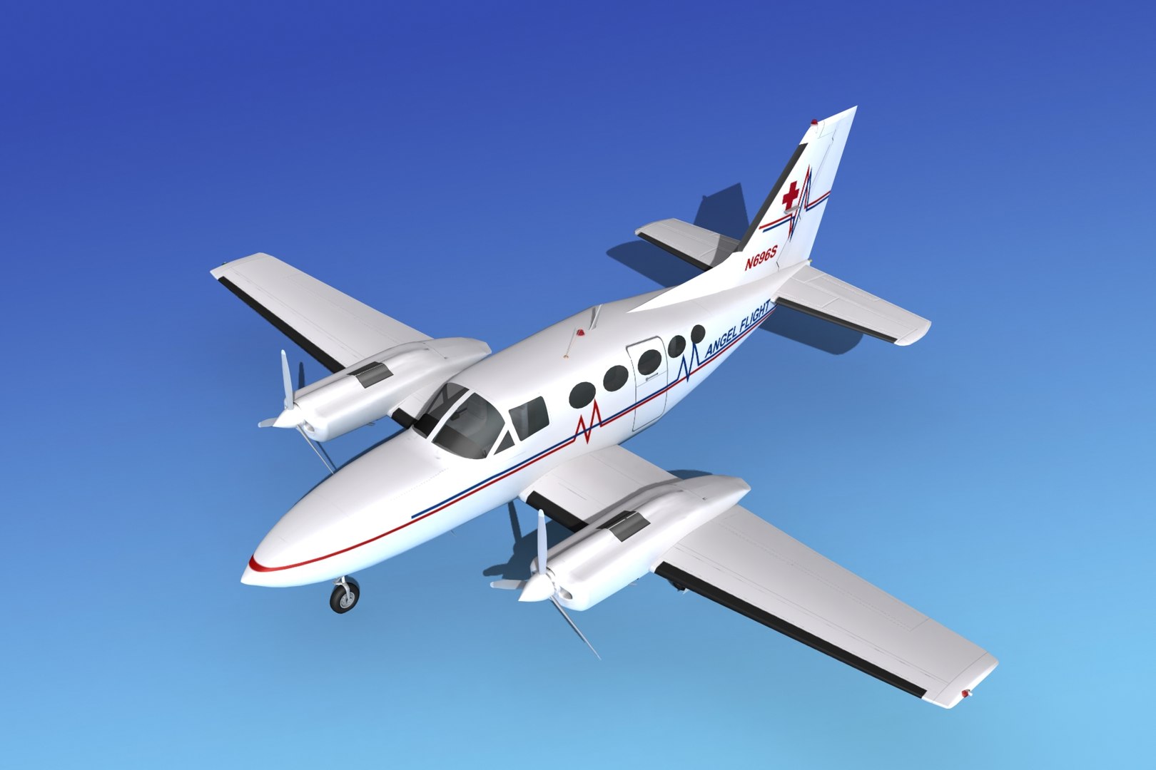 3d Scale Cessna 414 Chancellor
