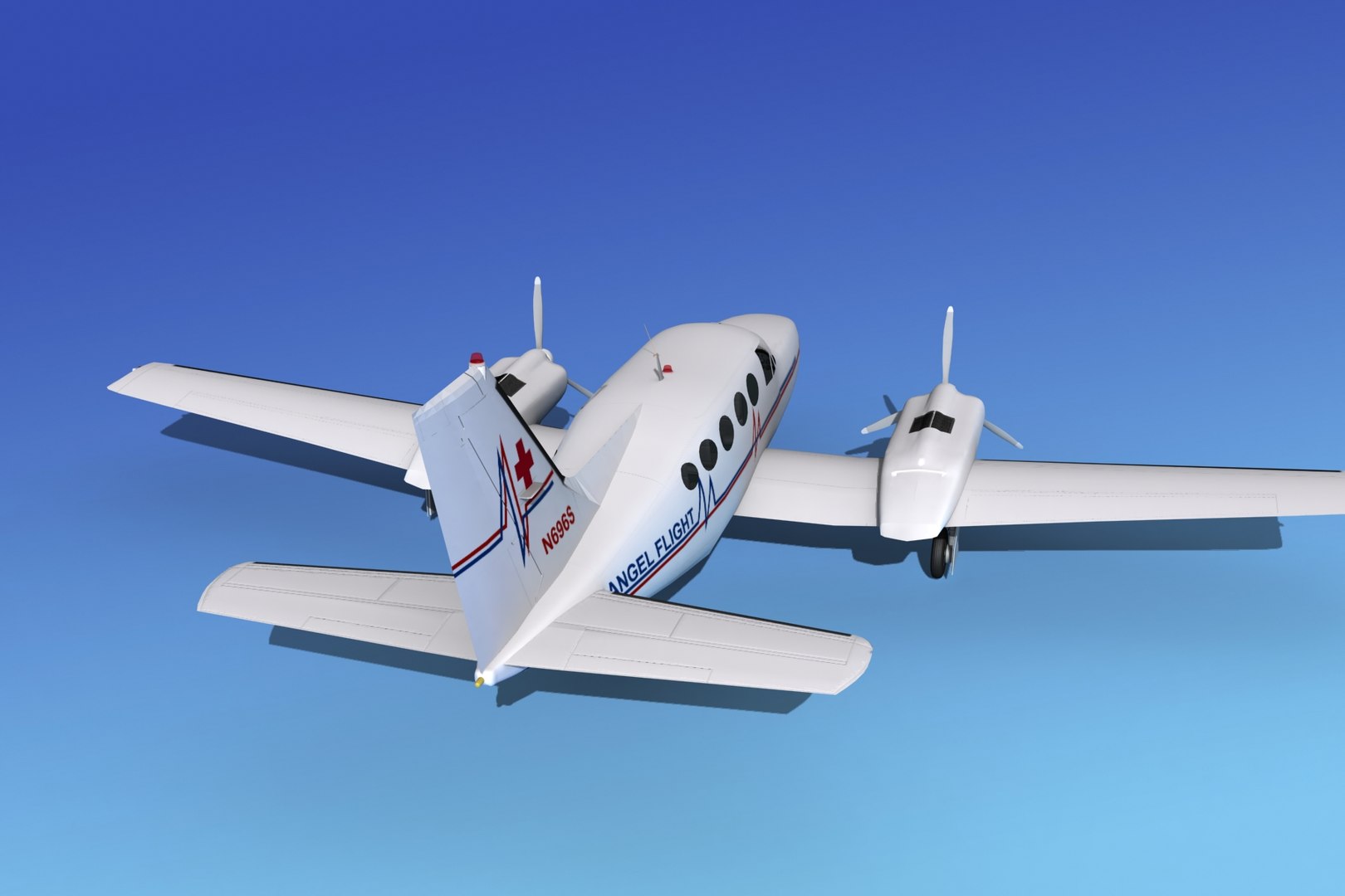 3d Scale Cessna 414 Chancellor