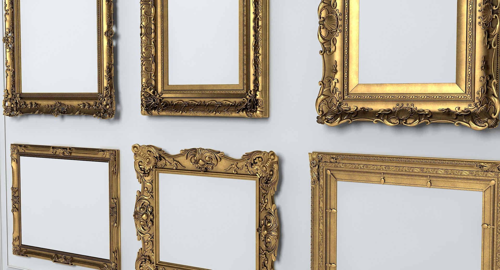 3d Model Museum Wall