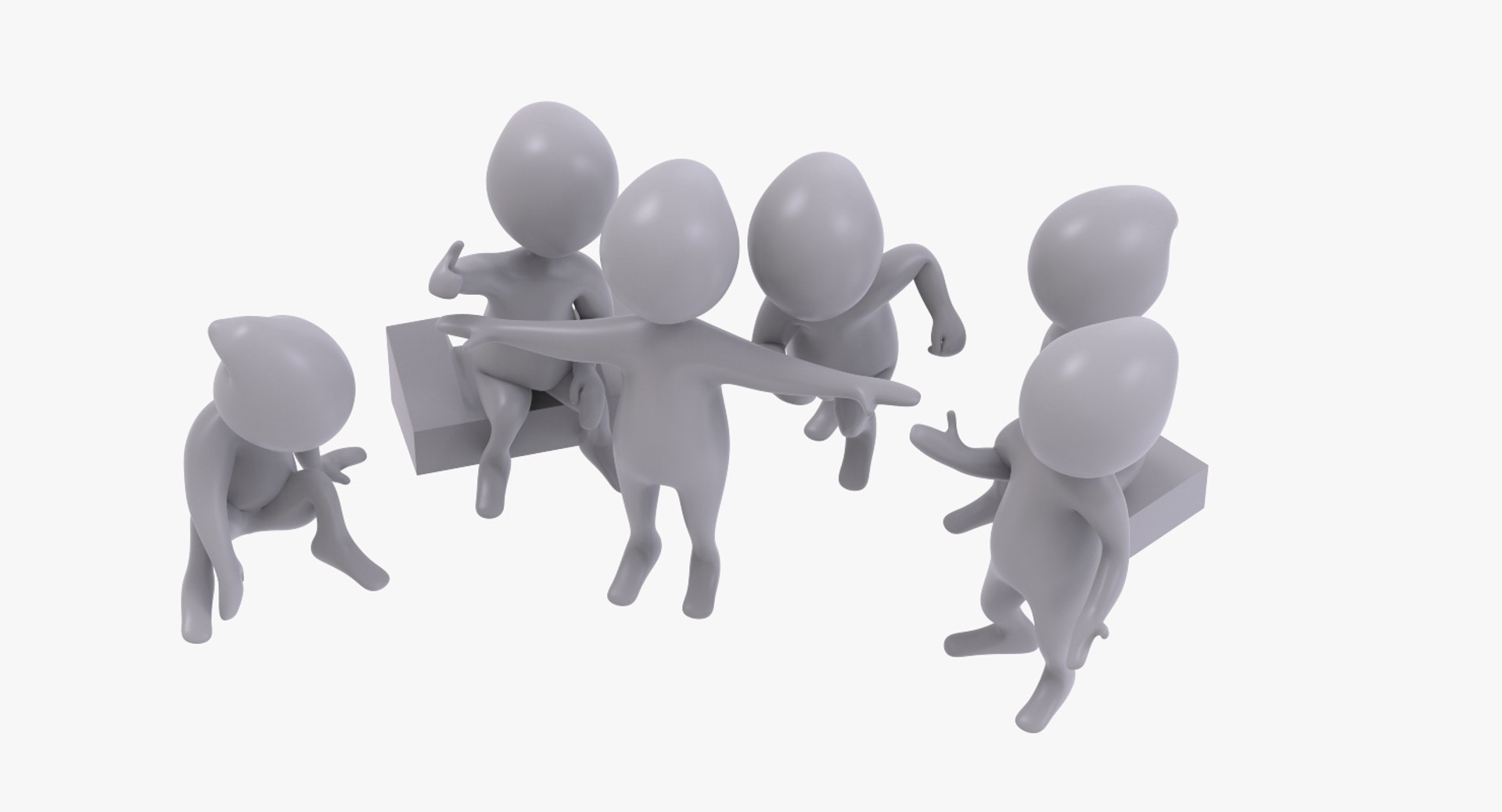 3D Generic Toon Character Rigged Model - TurboSquid 1321842