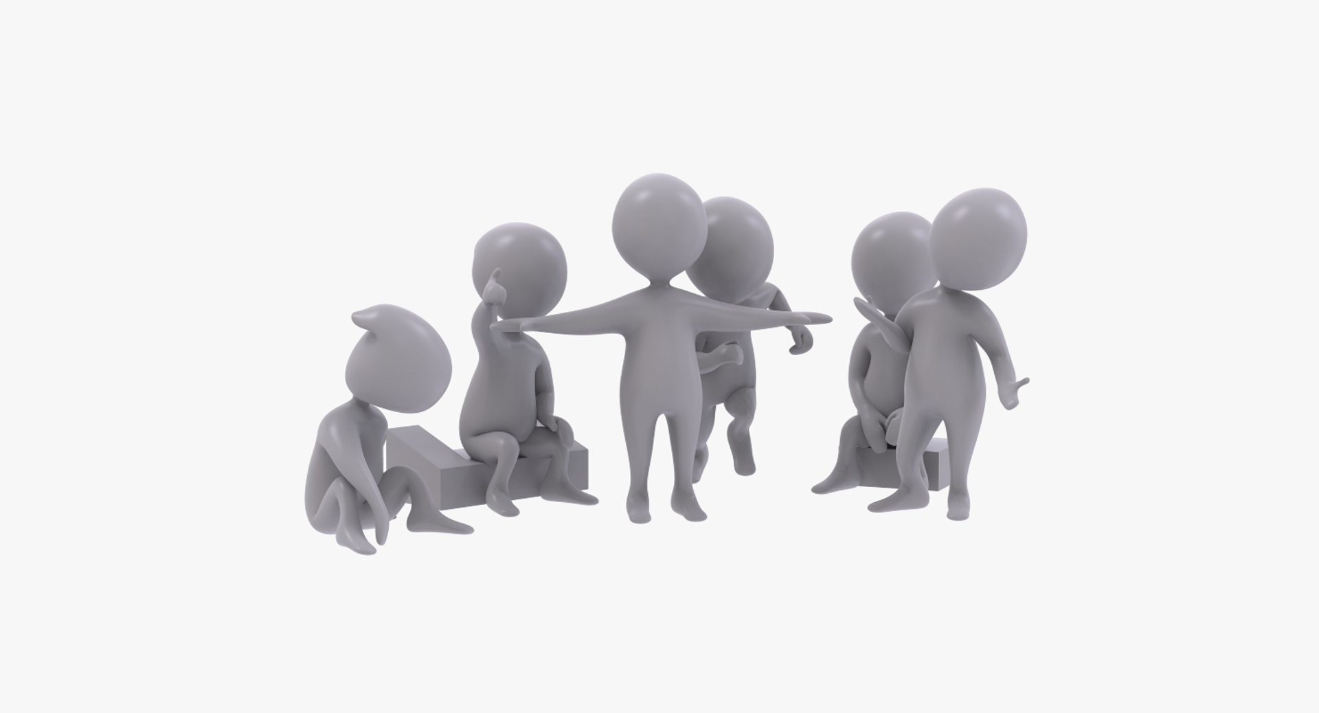 3D Generic Toon Character Rigged Model - TurboSquid 1321842